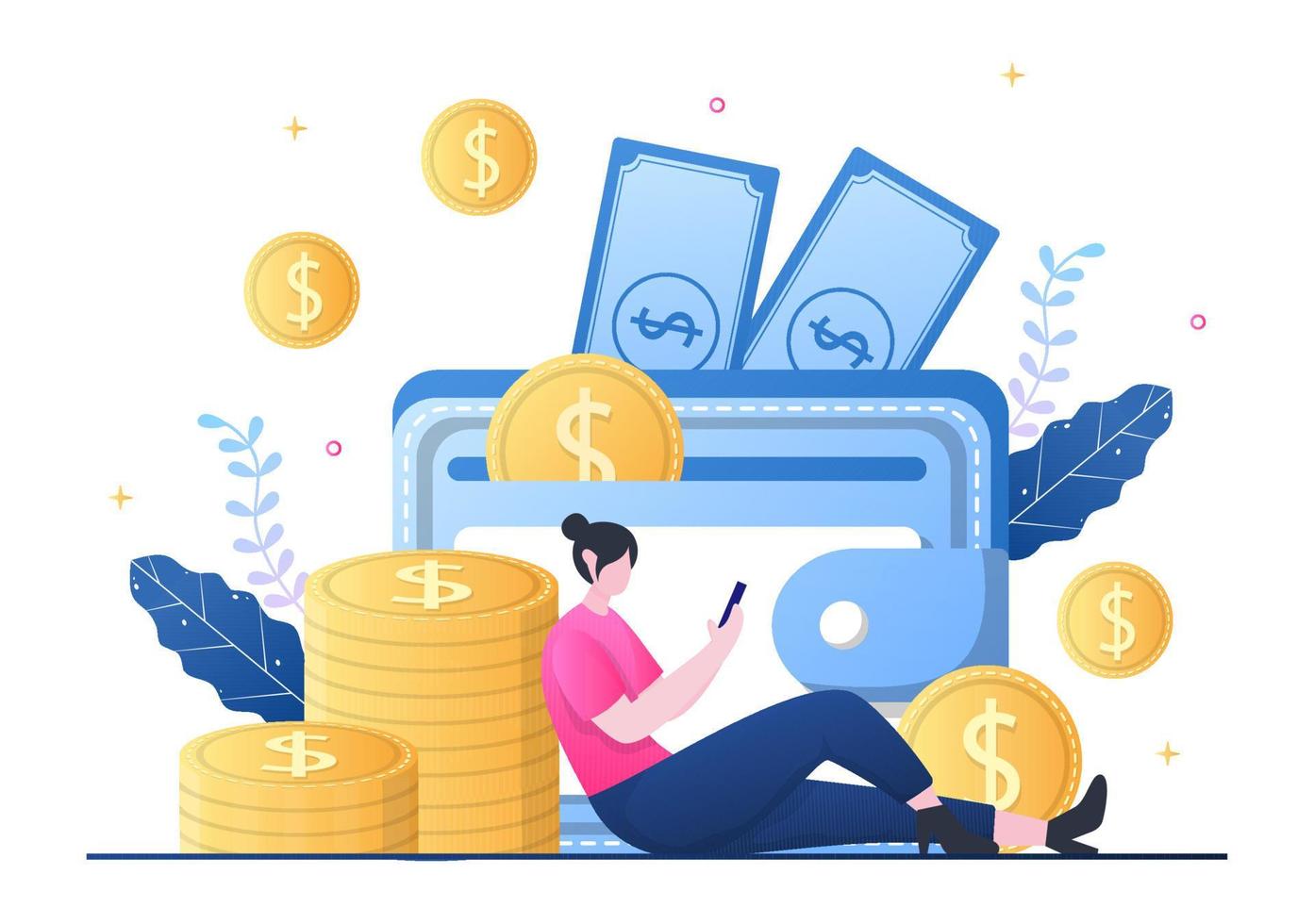 Cryptocurrency Wallet App On Mobile Of Blockchain Technology Bitcoin Money Market Altcoins Or