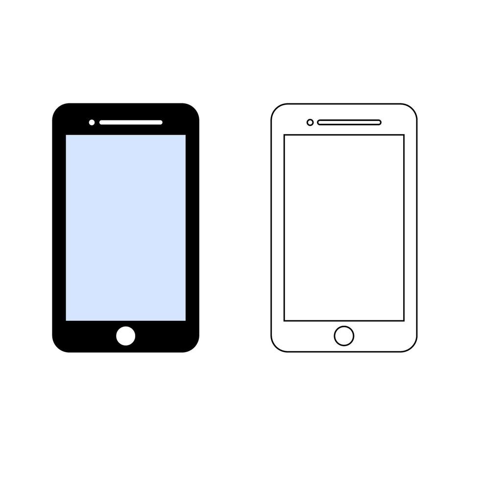 Smartphone vector set. Smartphone icon set. 4263237 Vector Art at Vecteezy