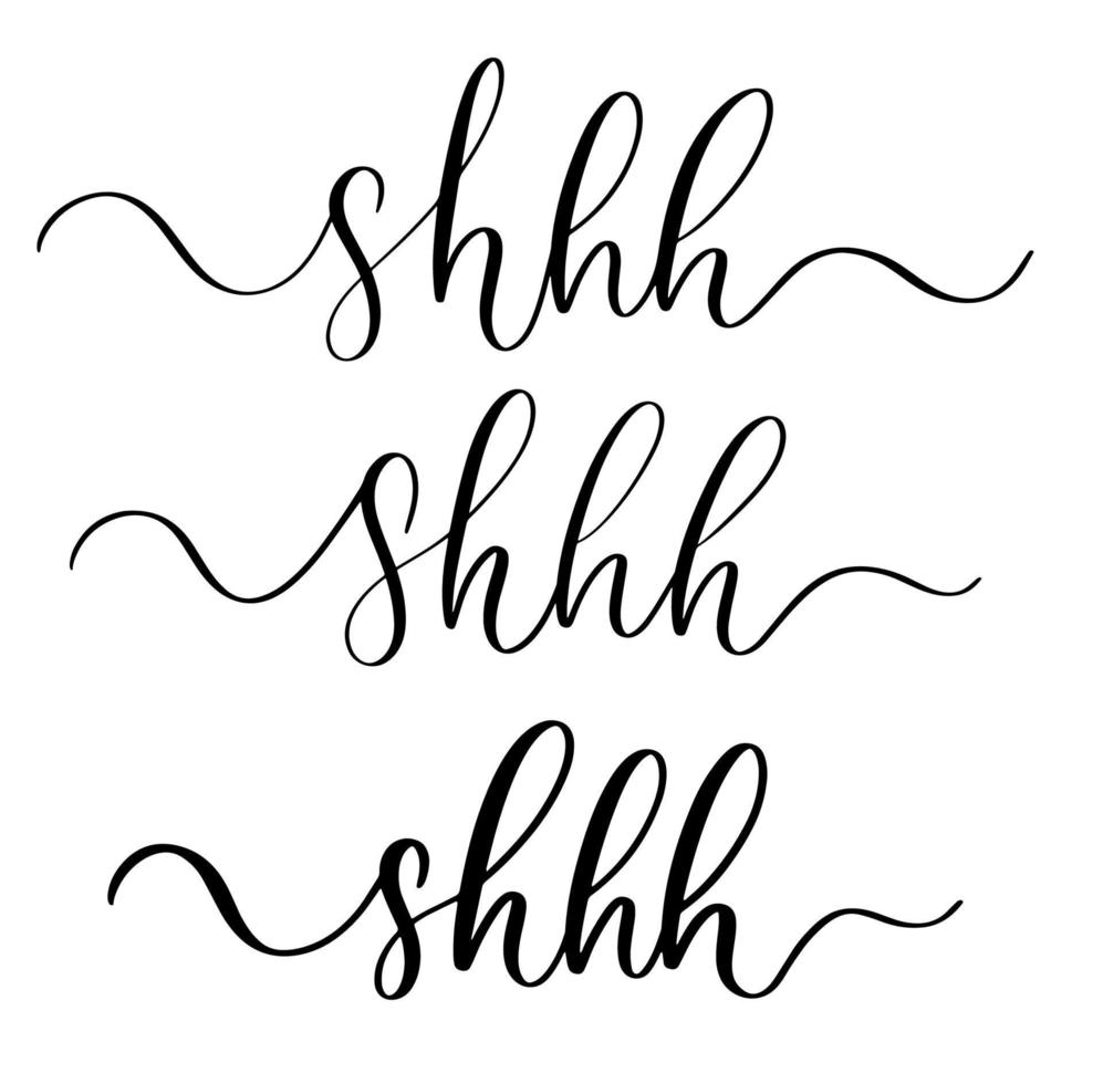 Shhh Quiet Sign