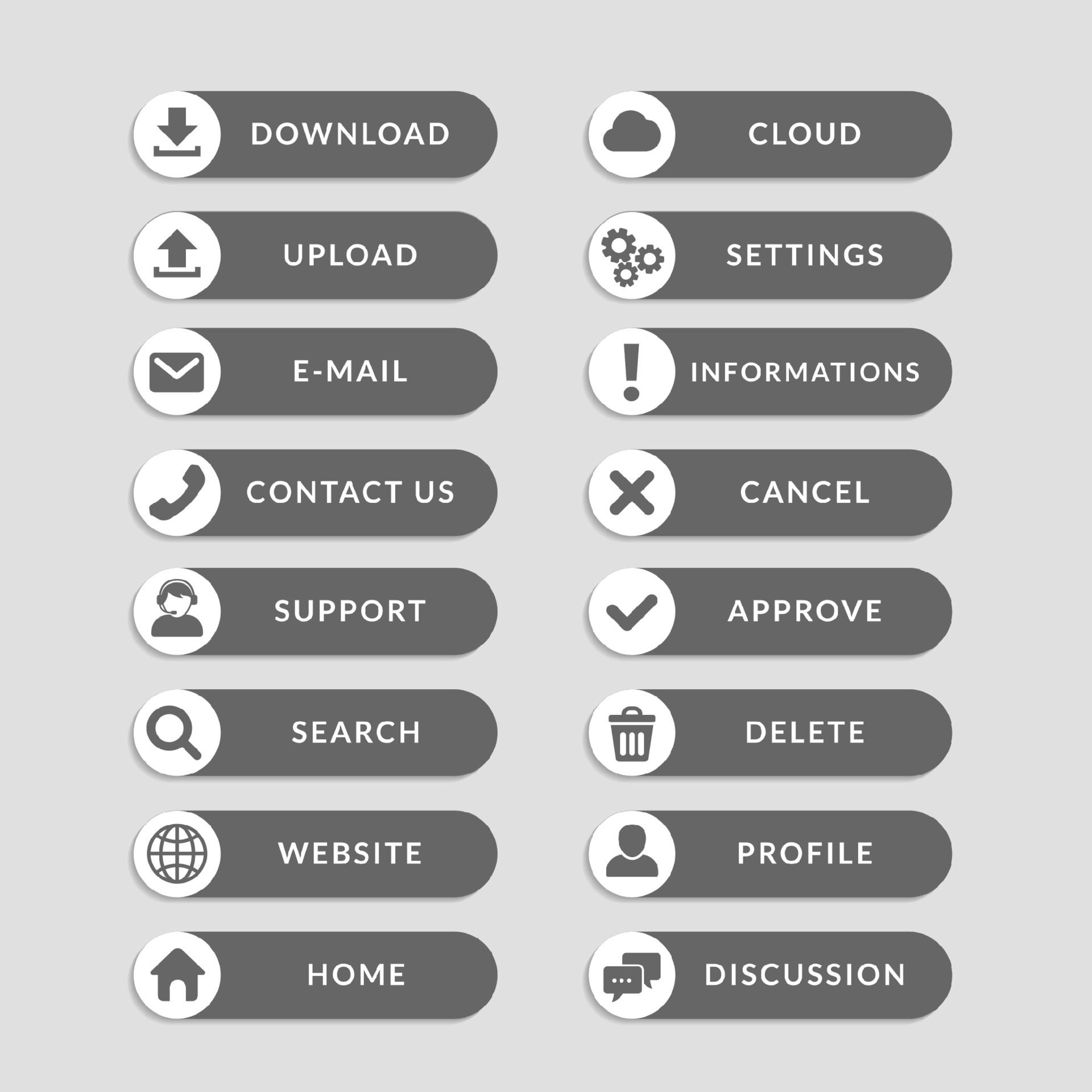 flat web button design. simple design of ui web buttons 4273578 Vector ... flat web button design. simple design of ui web buttons 4273578 Vector ...