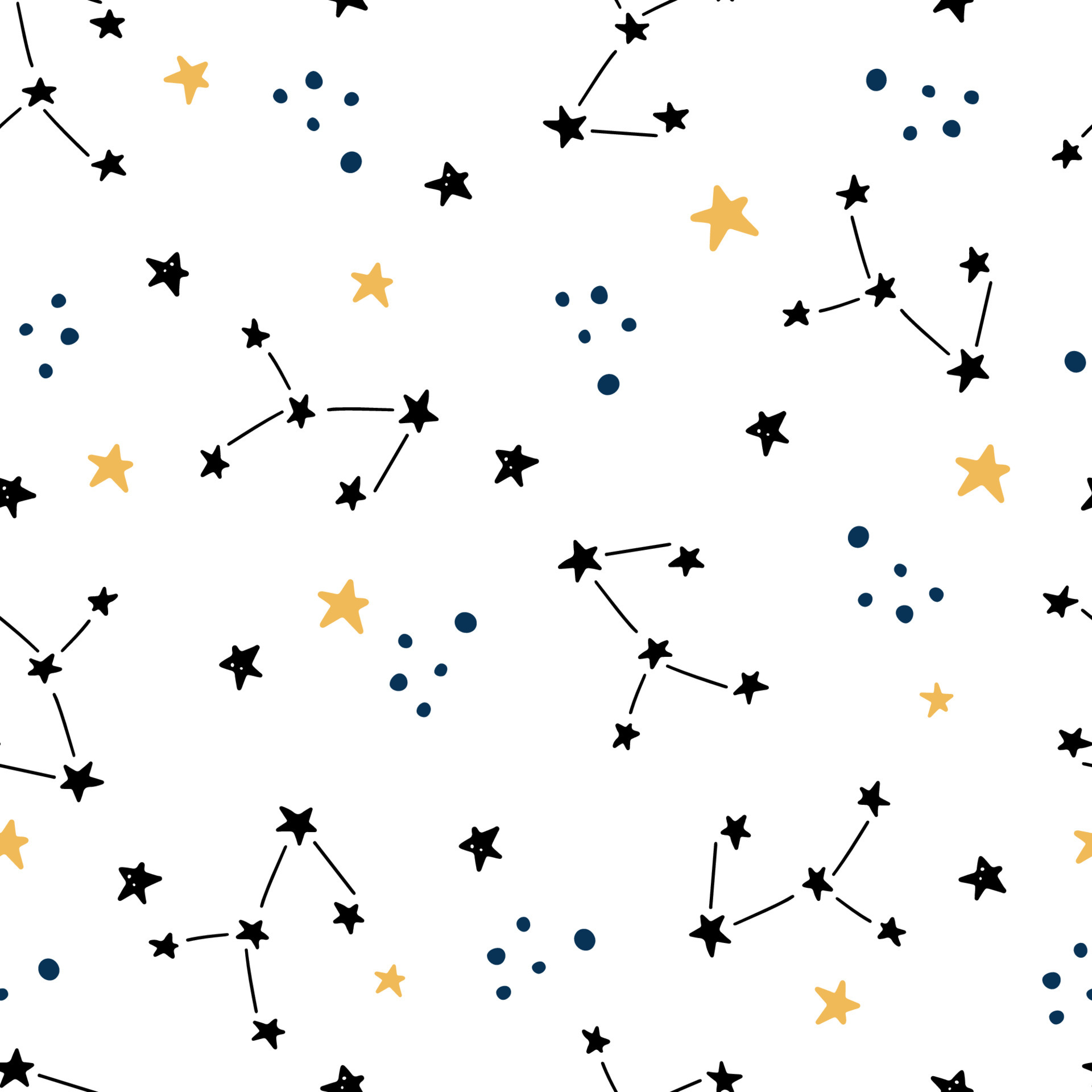 Space and galaxy seamless pattern with star. Vector illustration ...