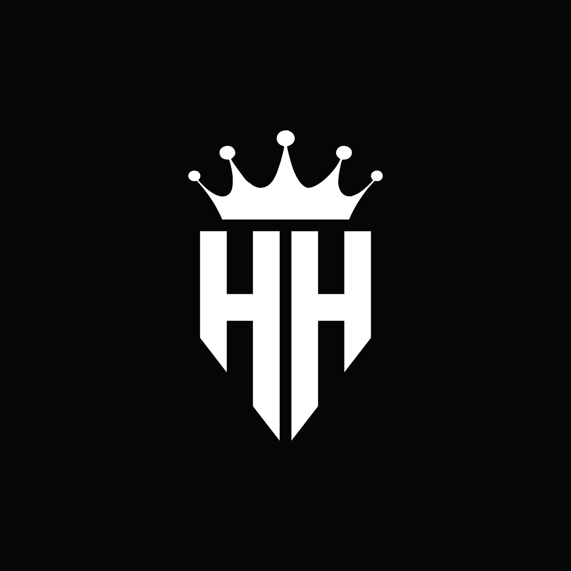 HH logo monogram emblem style with crown shape design template 4283839 ... HH logo monogram emblem style with crown shape design template 4283839 ...