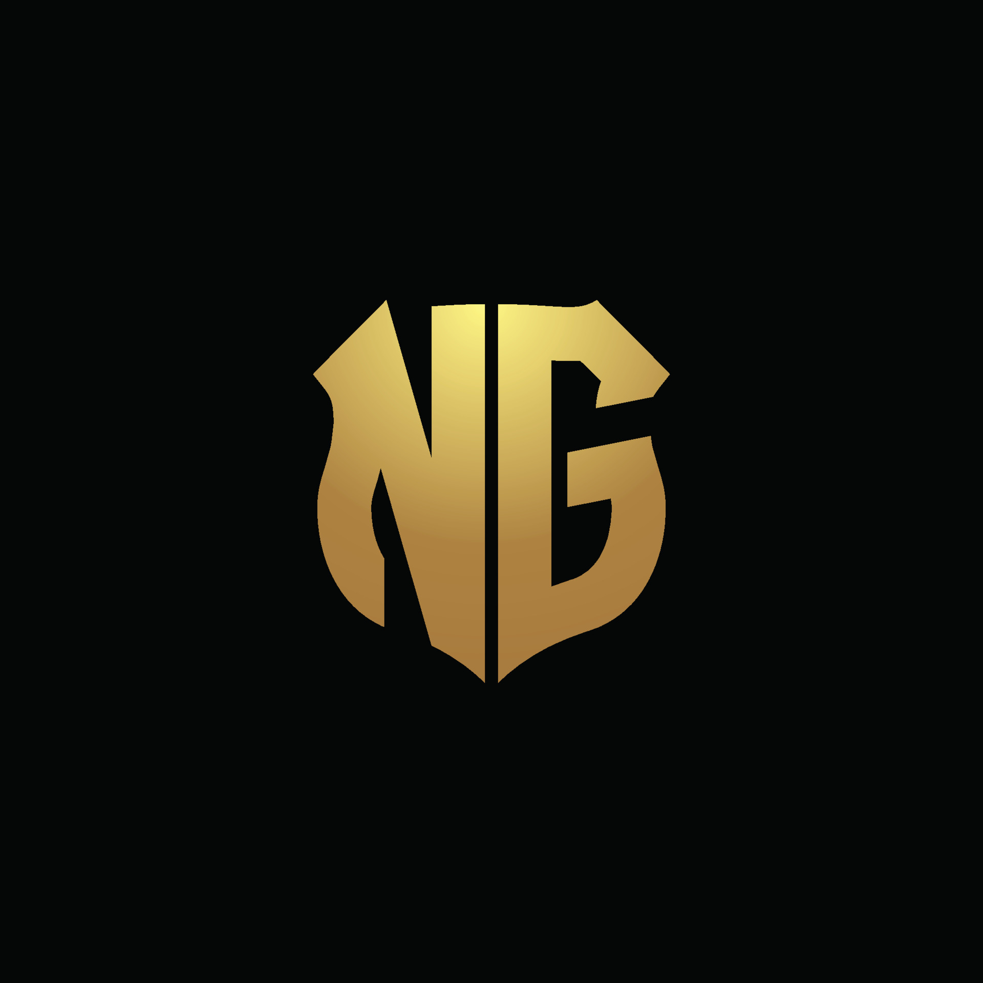 NG logo monogram with gold colors and shield shape design template 4292854 Vector Art at Vecteezy