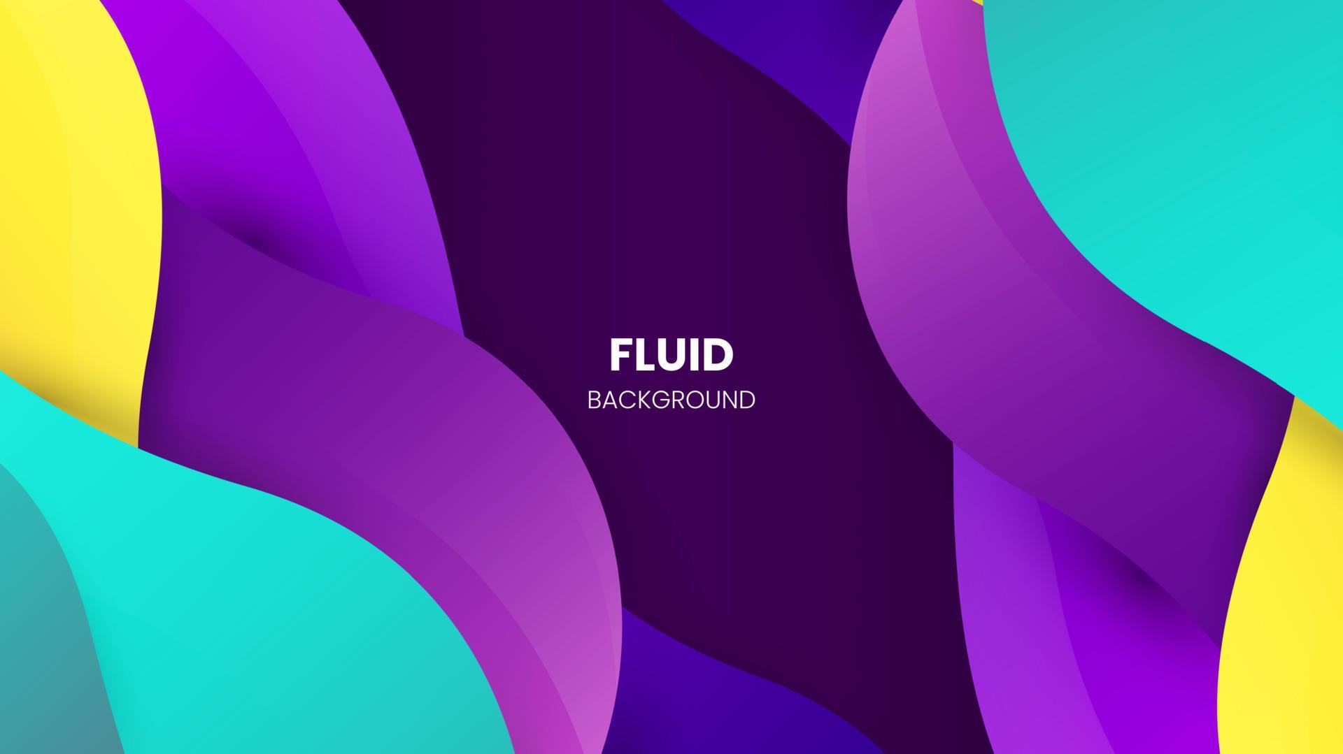 Gradient fluid abstract background with colorful Premium Vector 4296377 ...