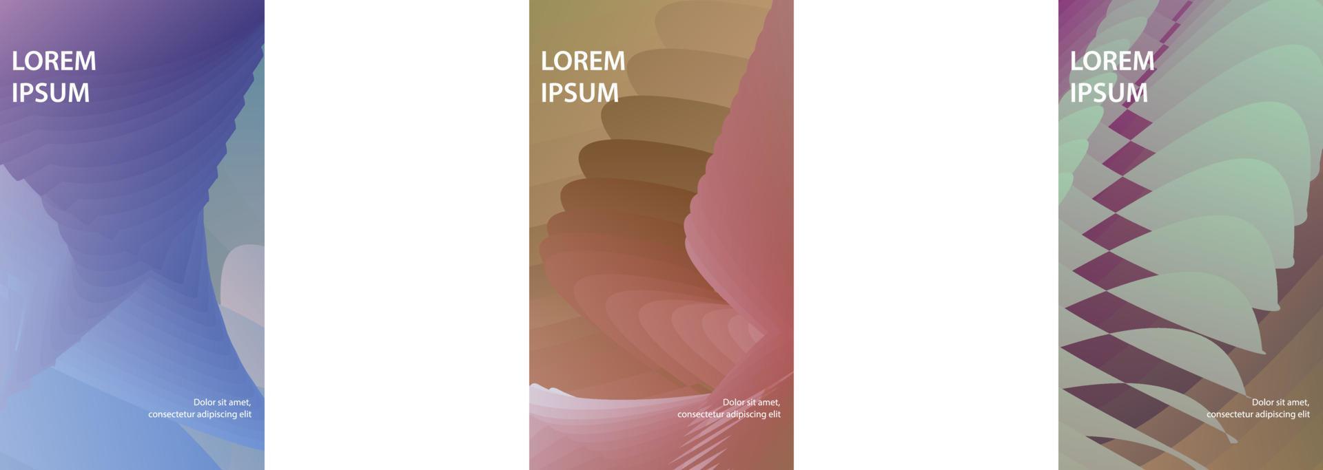 set of abstract gradient background 4297384 Vector Art at Vecteezy