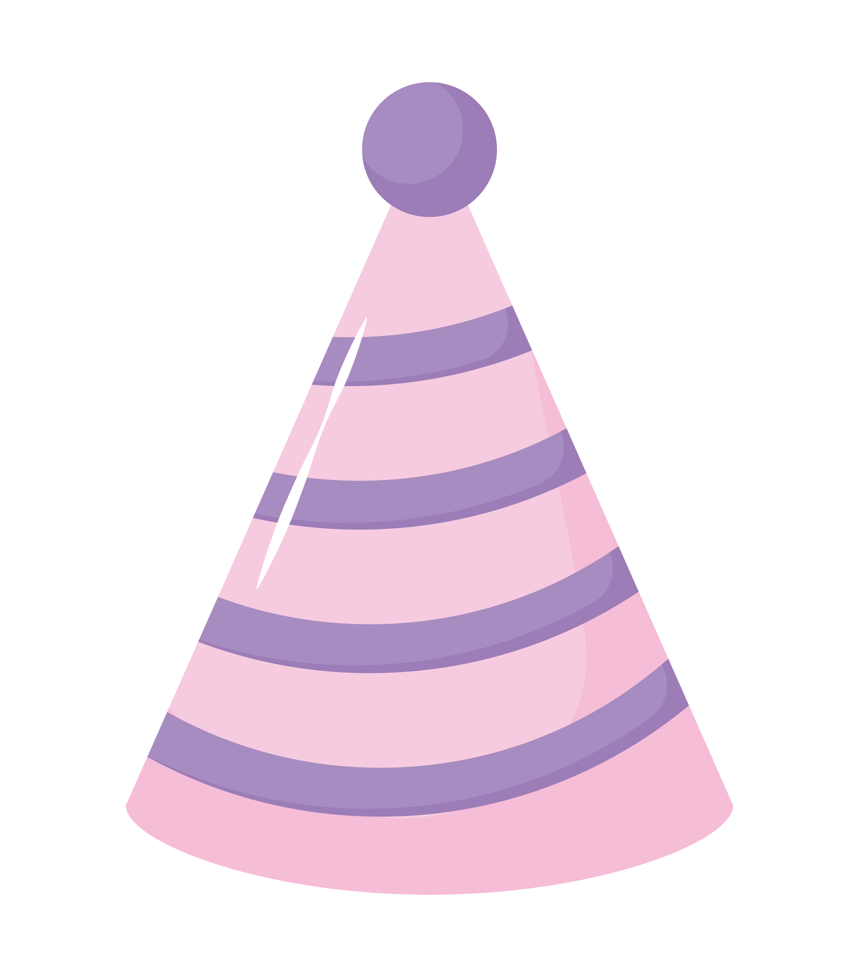 purple party hat 4309290 Vector Art at Vecteezy