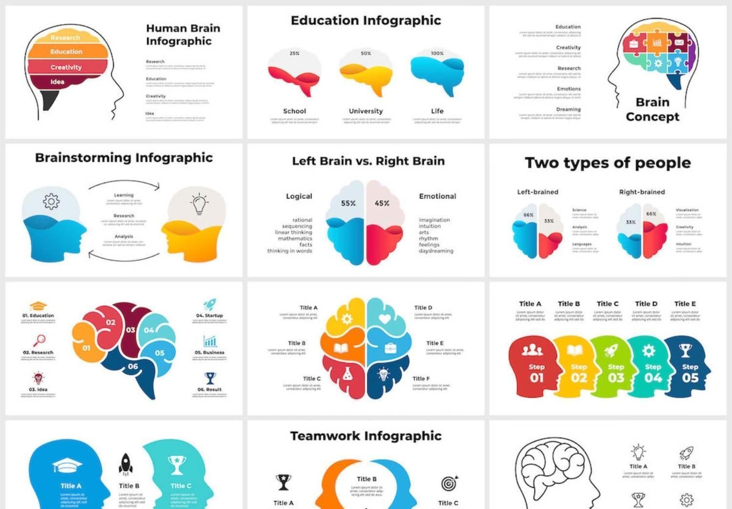 Giant Infographics Bundle 4310640 Bundle