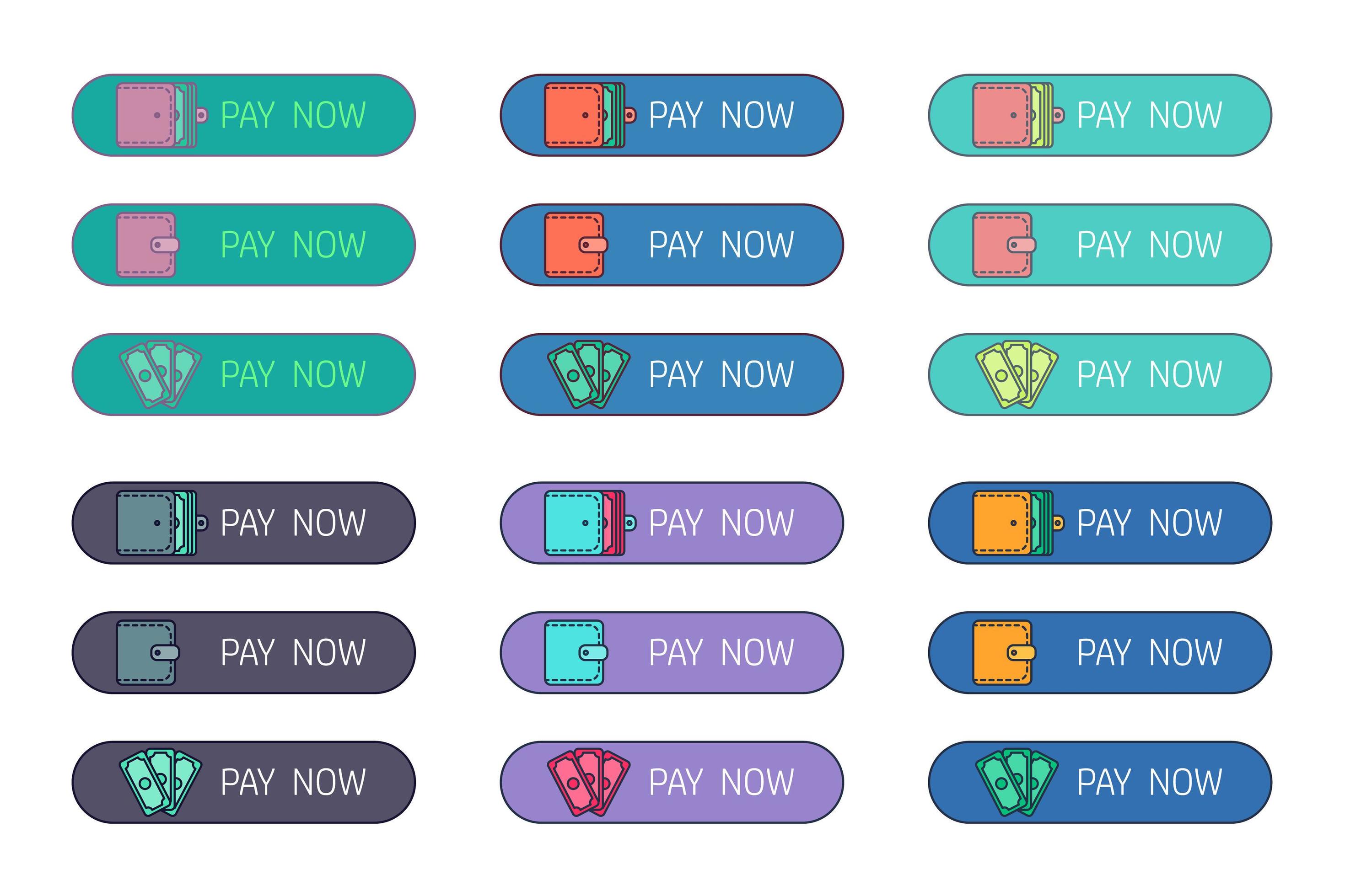 Web payment button 4311741 Vector Art at Vecteezy