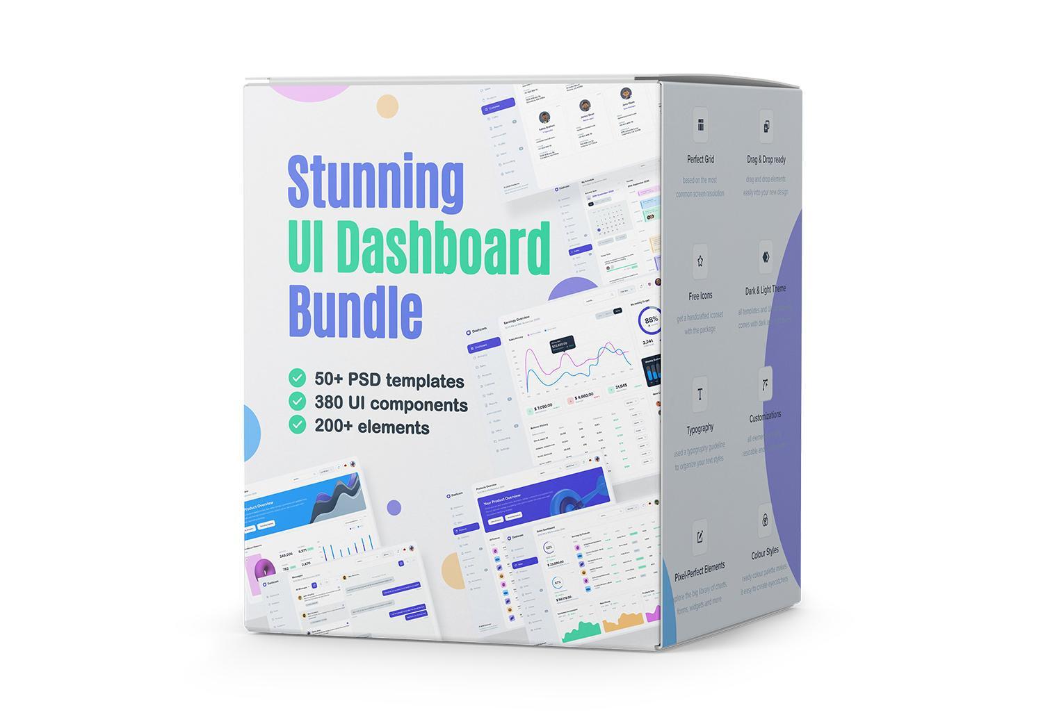 Stunning UI Dashboard Bundle 4313992 Bundle
