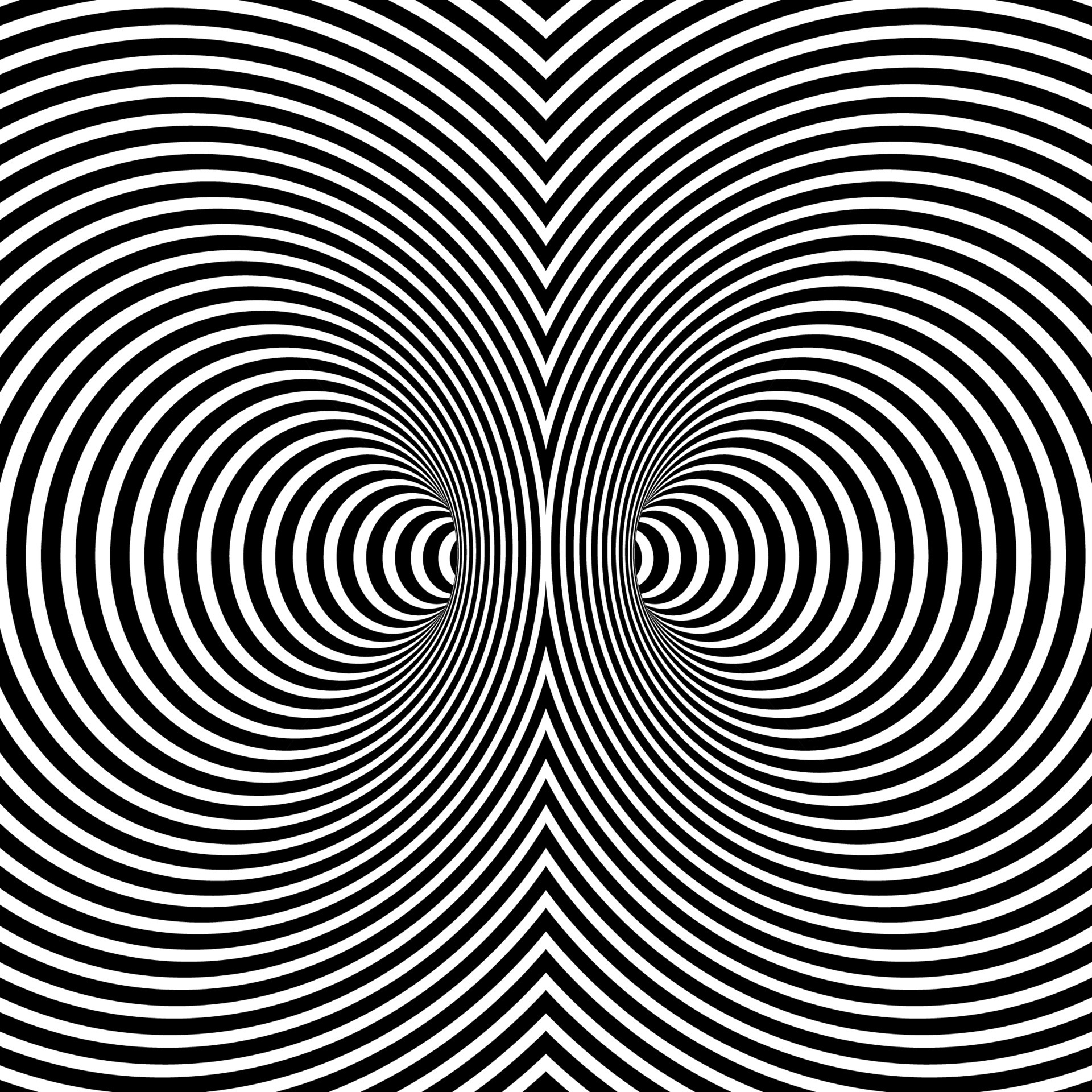 Wormhole Optical Illusion, Geometric black and white Abstract Hypnotic ... Wormhole Optical Illusion, Geometric black and white Abstract Hypnotic ...