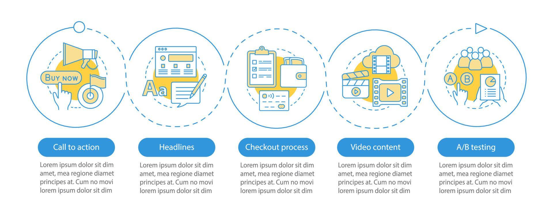 Digital marketing vector infographic template. SMM promotion. Business ...