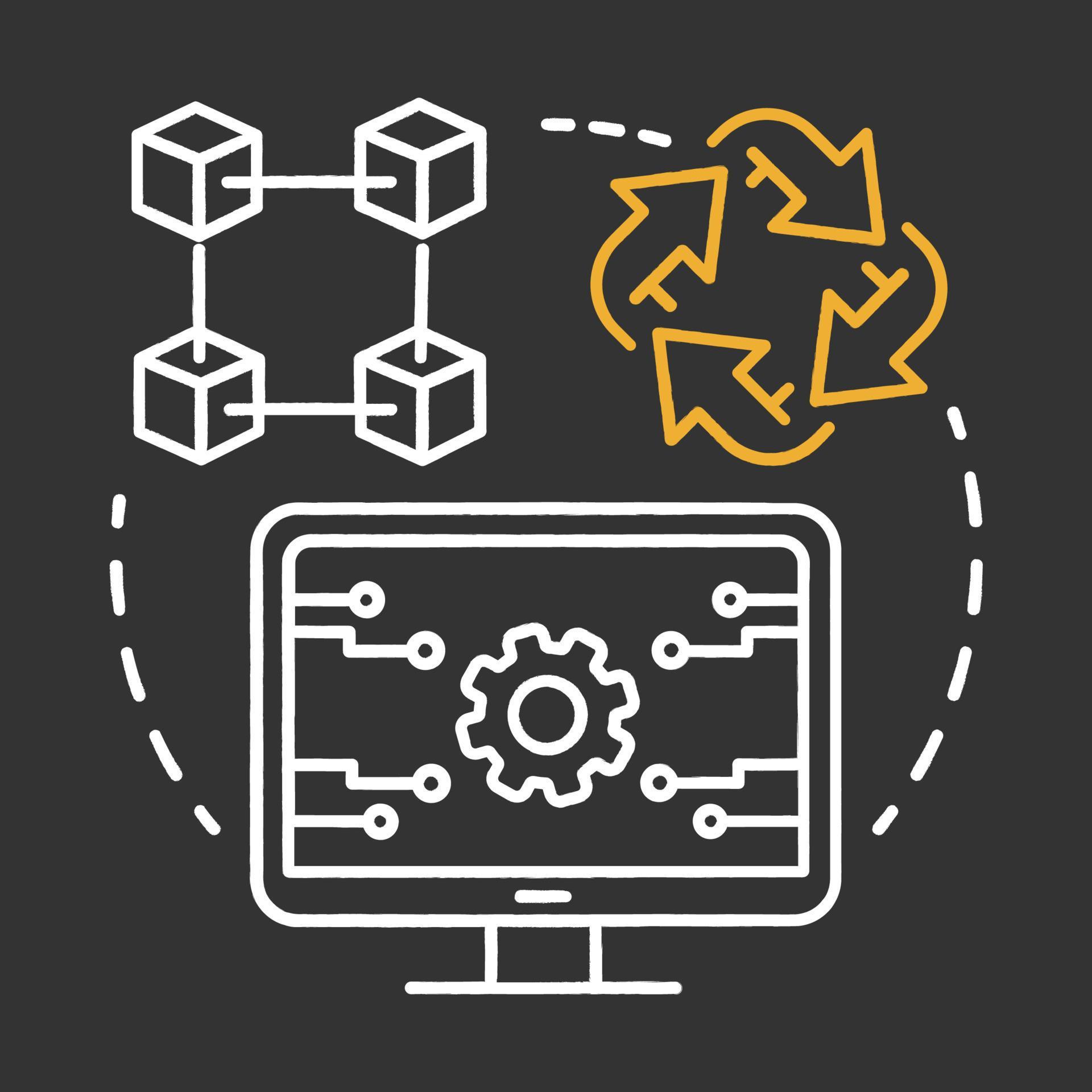 Reliability Testing Chalk Concept Icon Software Development Idea Thin