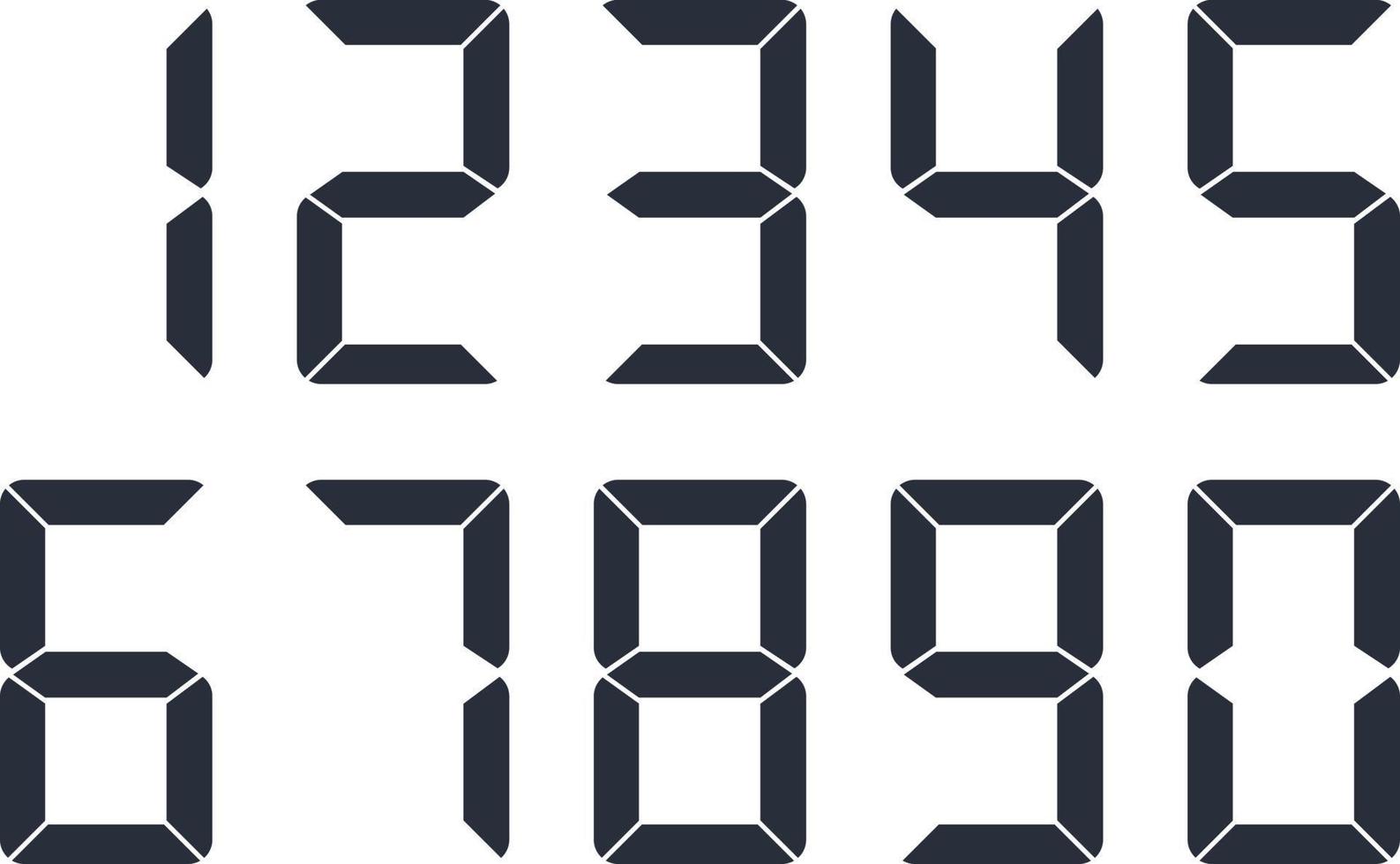 digital number flat modern 4334346 Vector Art at Vecteezy digital number flat modern 4334346 Vector Art at Vecteezy