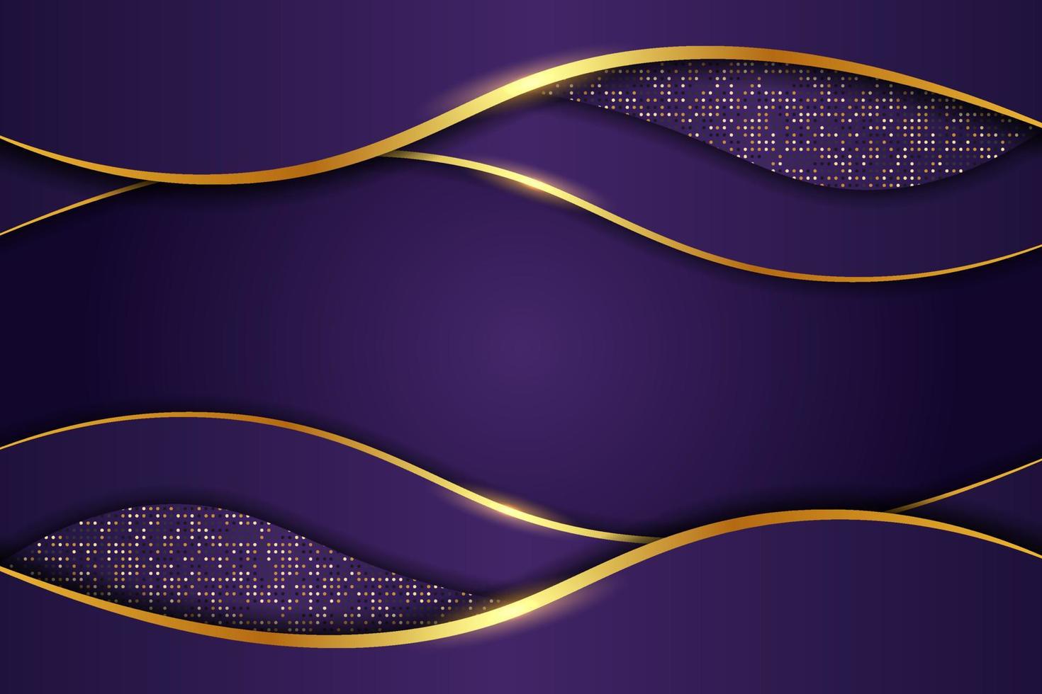 Elegant Purple And Gold Background