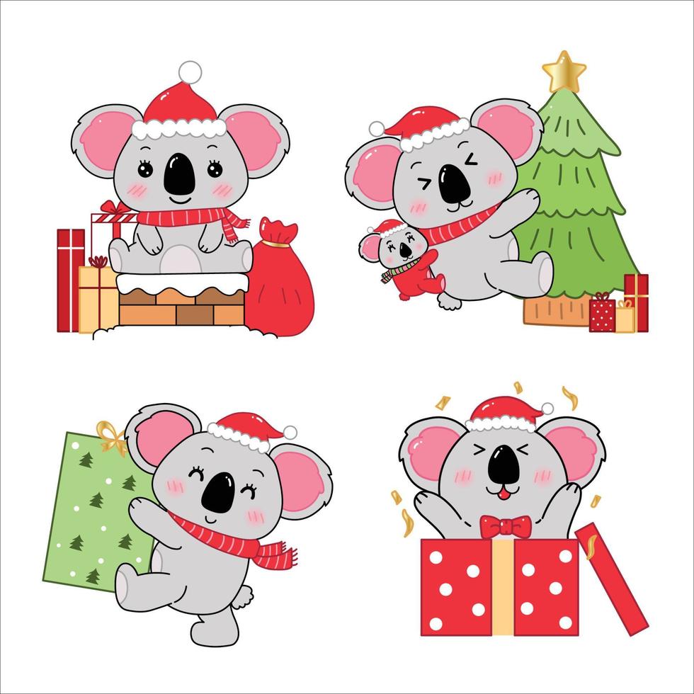 Christmas Koala Clipart