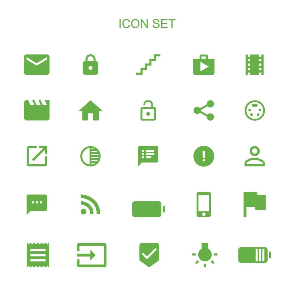 conjunto de iconos para web 4377933 Vector en Vecteezy