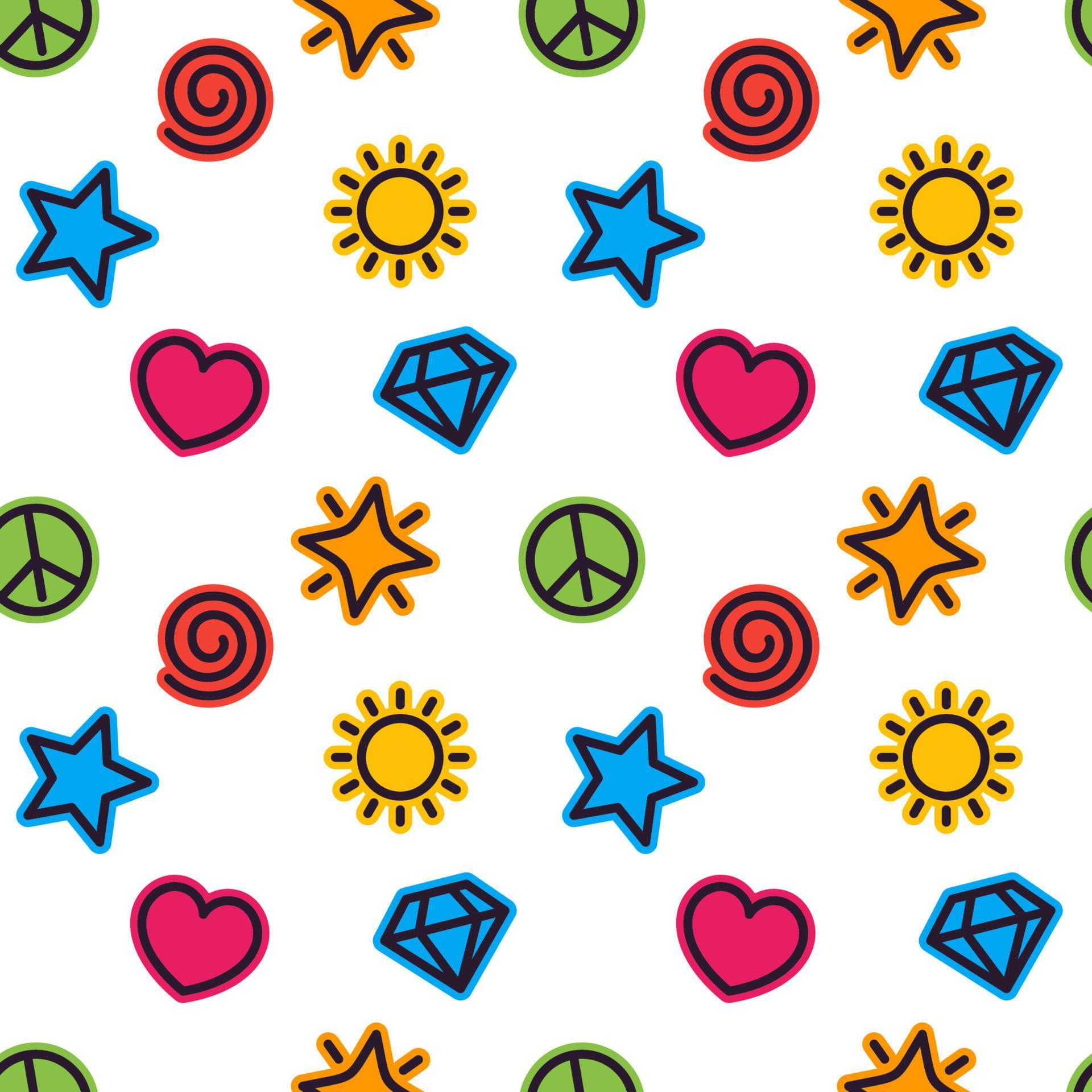 minimalistic pattern, trendy seamless background 4394438 Vector Art at ...