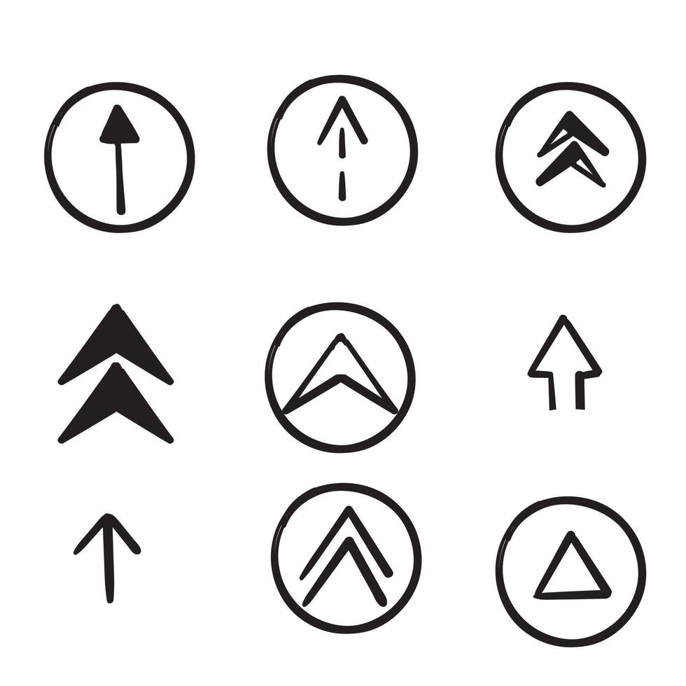 símbolo de flecha dibujada a mano para deslizar hacia arriba el icono ... símbolo de flecha dibujada a mano para deslizar hacia arriba el icono ...
