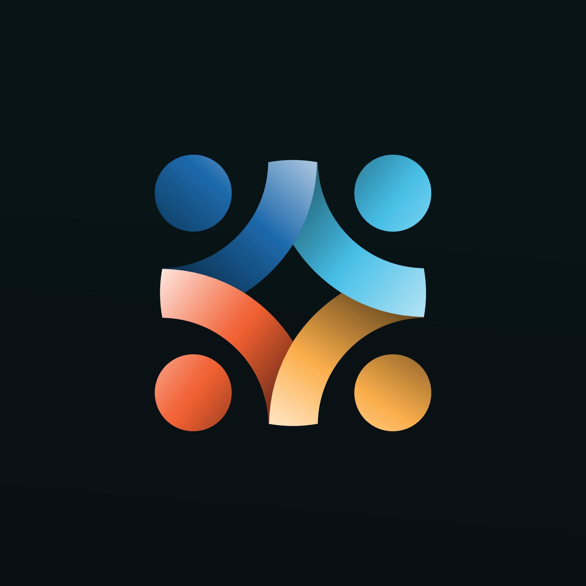 human logo vectors 4404908 Vector Art at Vecteezy