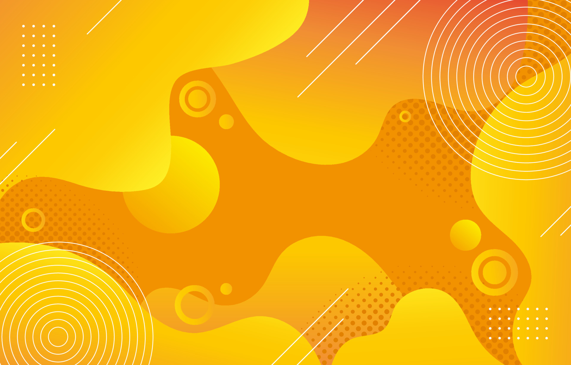 Abstract Yellow Gradient Background With Geometric Shape 4409871 Vector