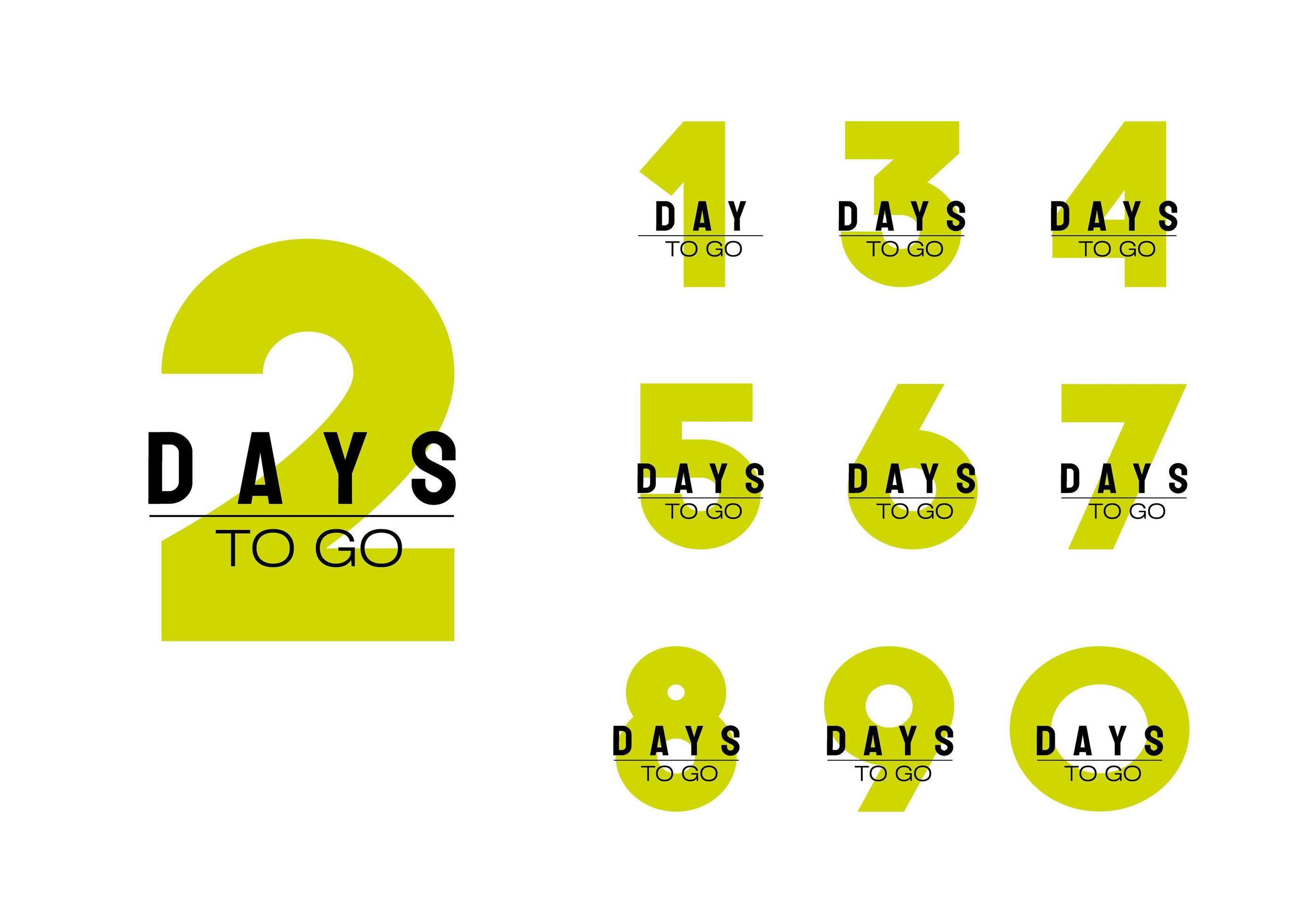 Modern Number Of Days To Go Stickers And Banners Timer Set 4414335 modern-number-of-days-to-go-stickers-and-banners-timer-set-4414335