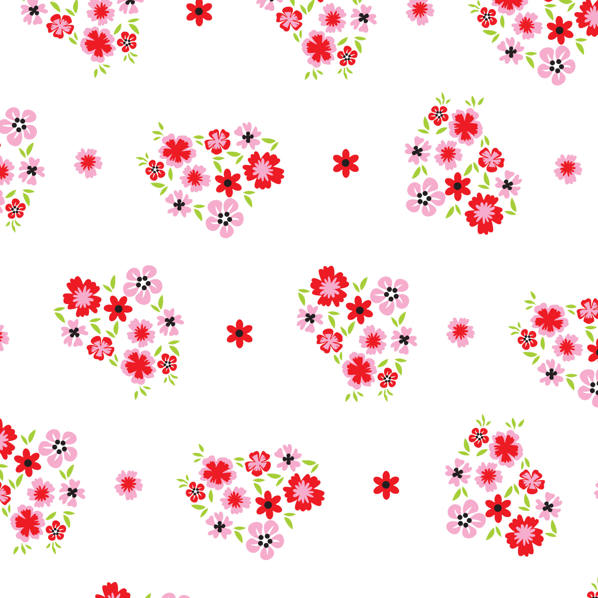 flower pattern background wallpaper vector illustration editable ...