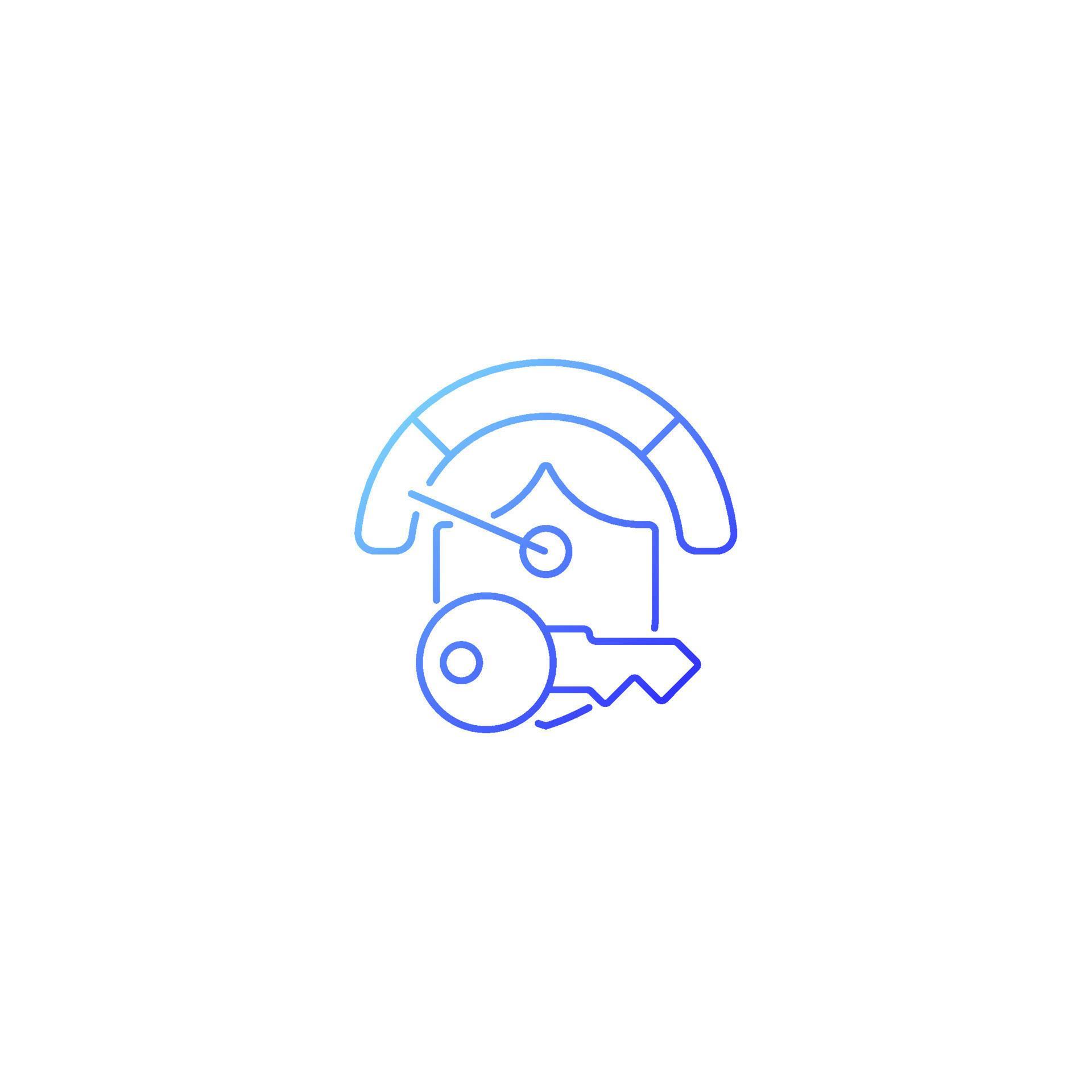 Weak Password Gradient Linear Vector Icon Poor Internet Safety Online