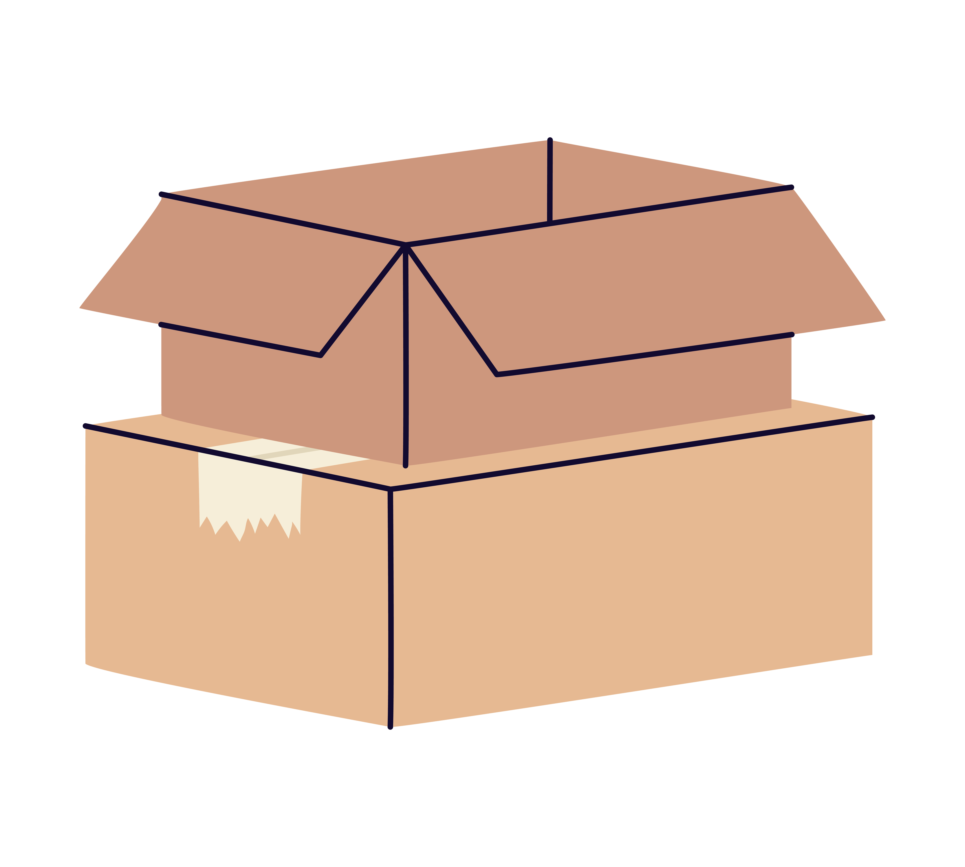 opened boxes stack 4430016 Vector Art at Vecteezy