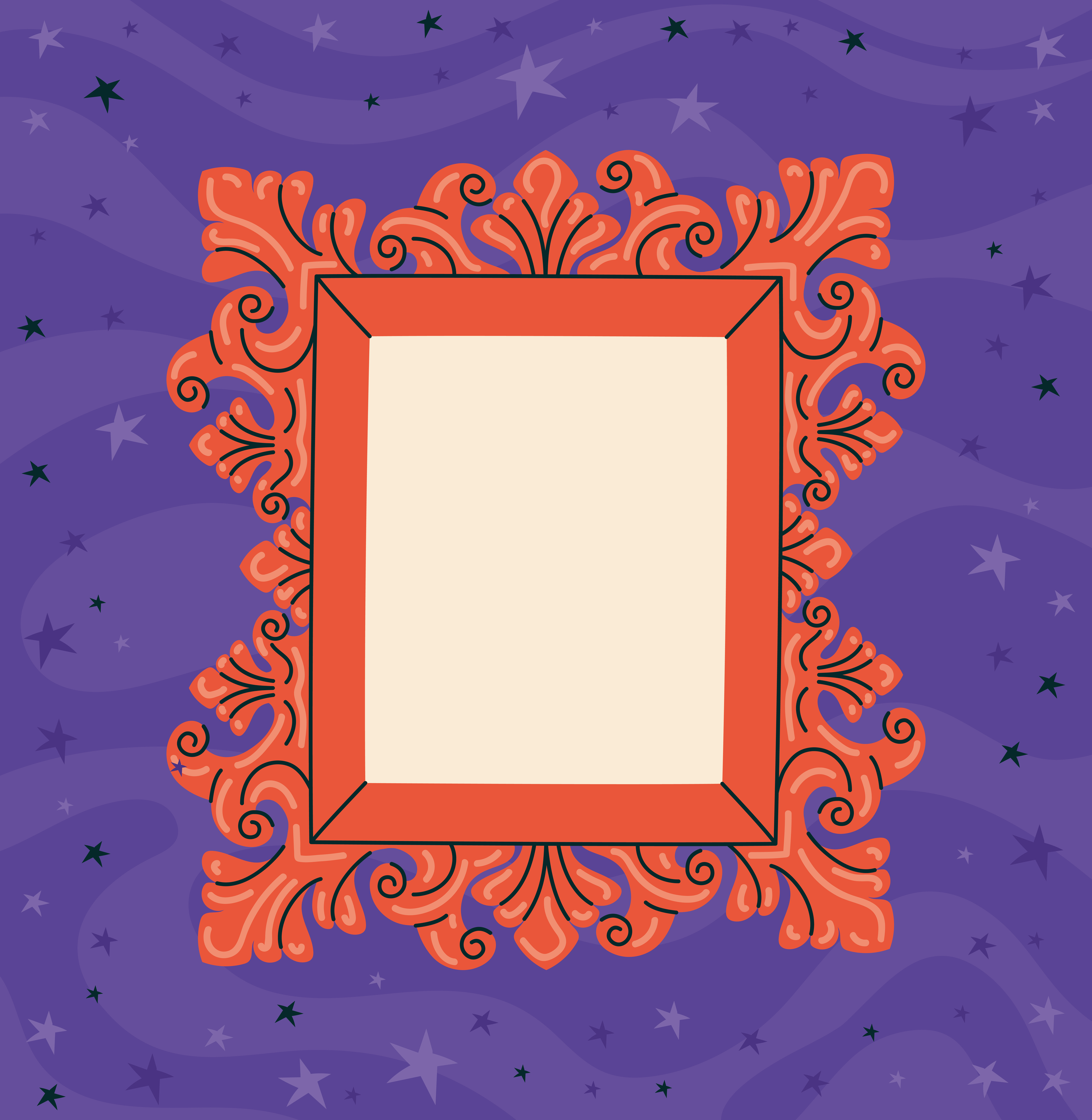 nice red frame 4430652 Vector Art at Vecteezy