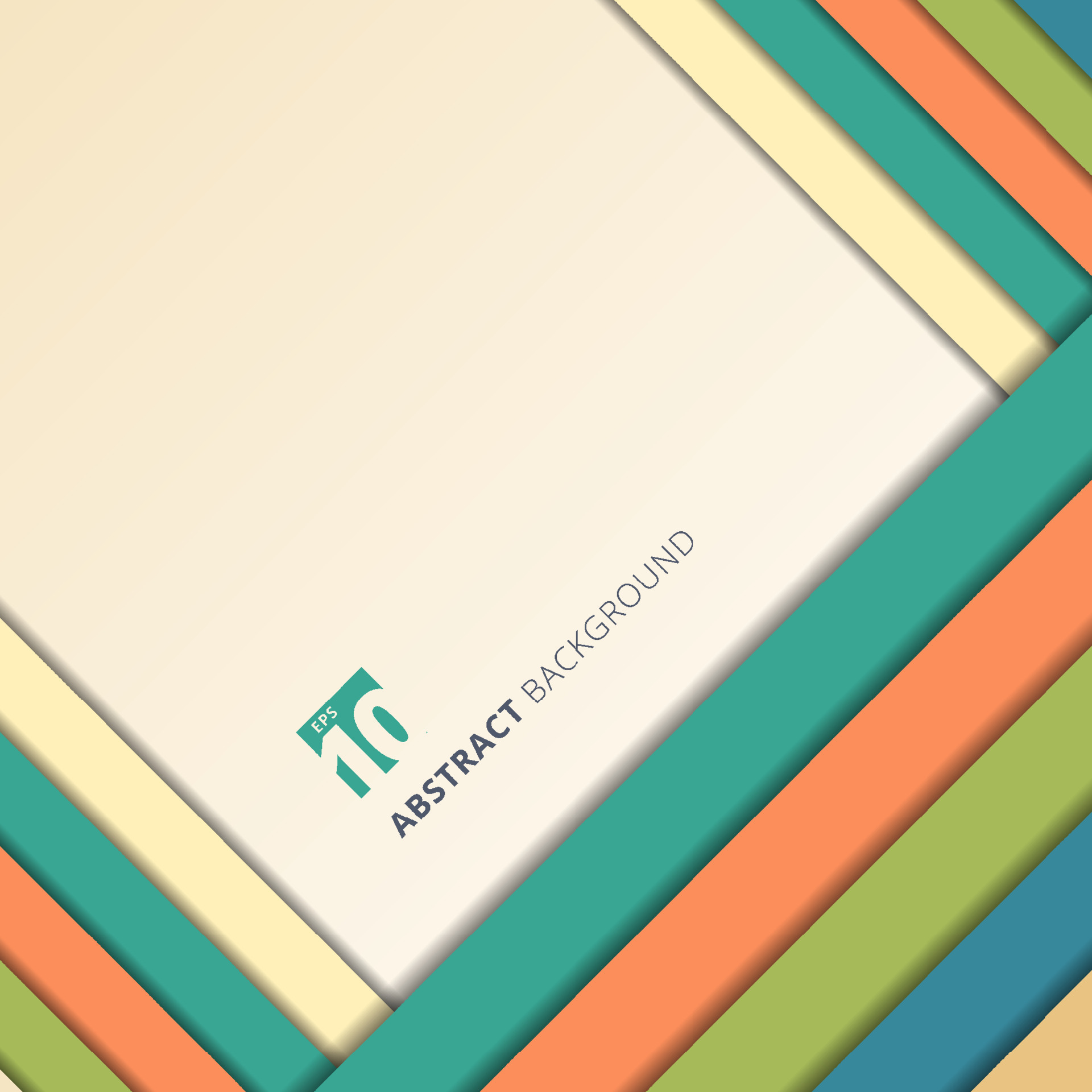 Template Abstract Geometric Colorful Rectangles Overlapping Layer With