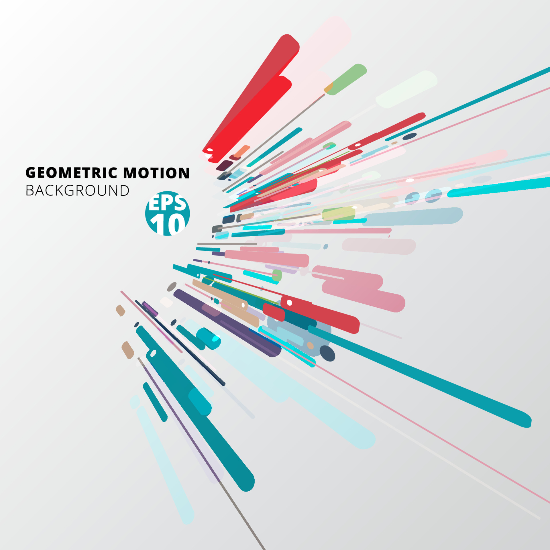 Modern Style Abstract Geometric With Composition Perspective Made Of Various Lines Diagonal