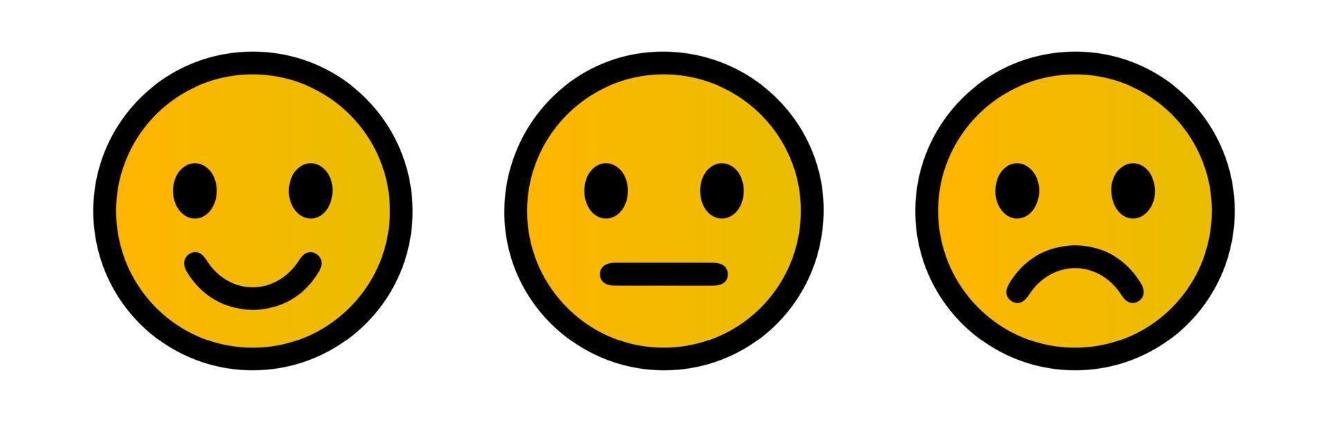 Emoticons With Different Emotions Happy Sad Confused Vector emoticons-with-different-emotions-happy-sad-confused-vector