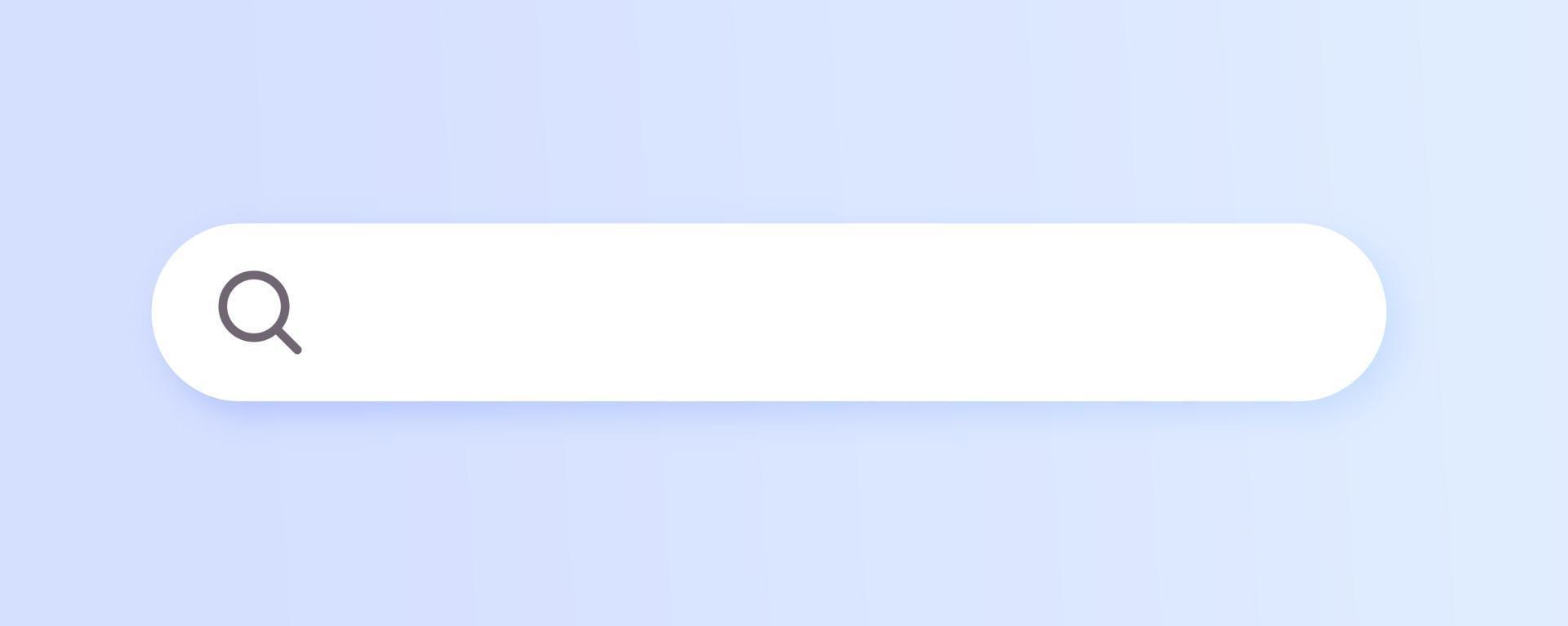 Search bar interface for web site template. Modern search bar design ...