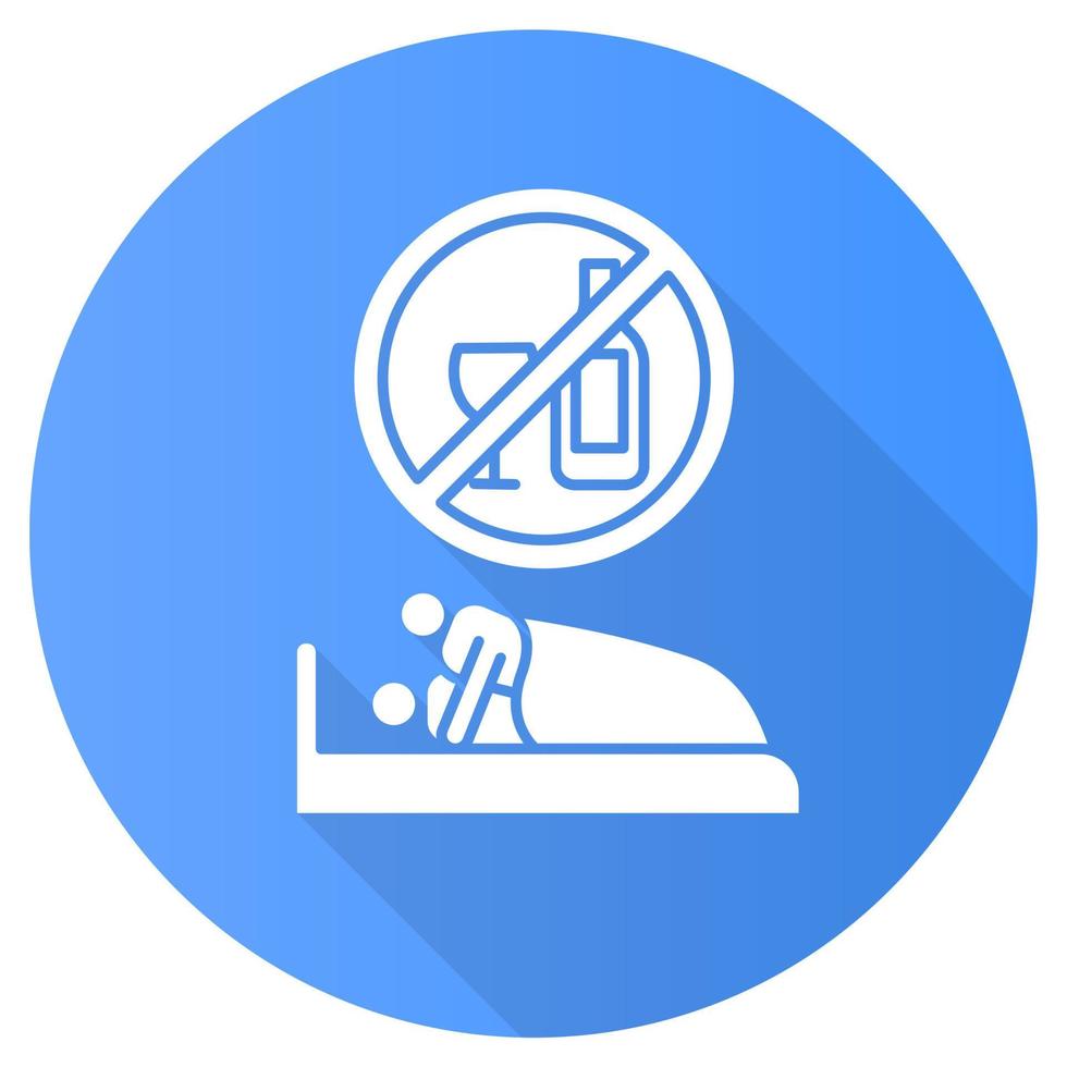 Sober Sex Blue Flat Design Long Shadow Glyph Icon Intimate