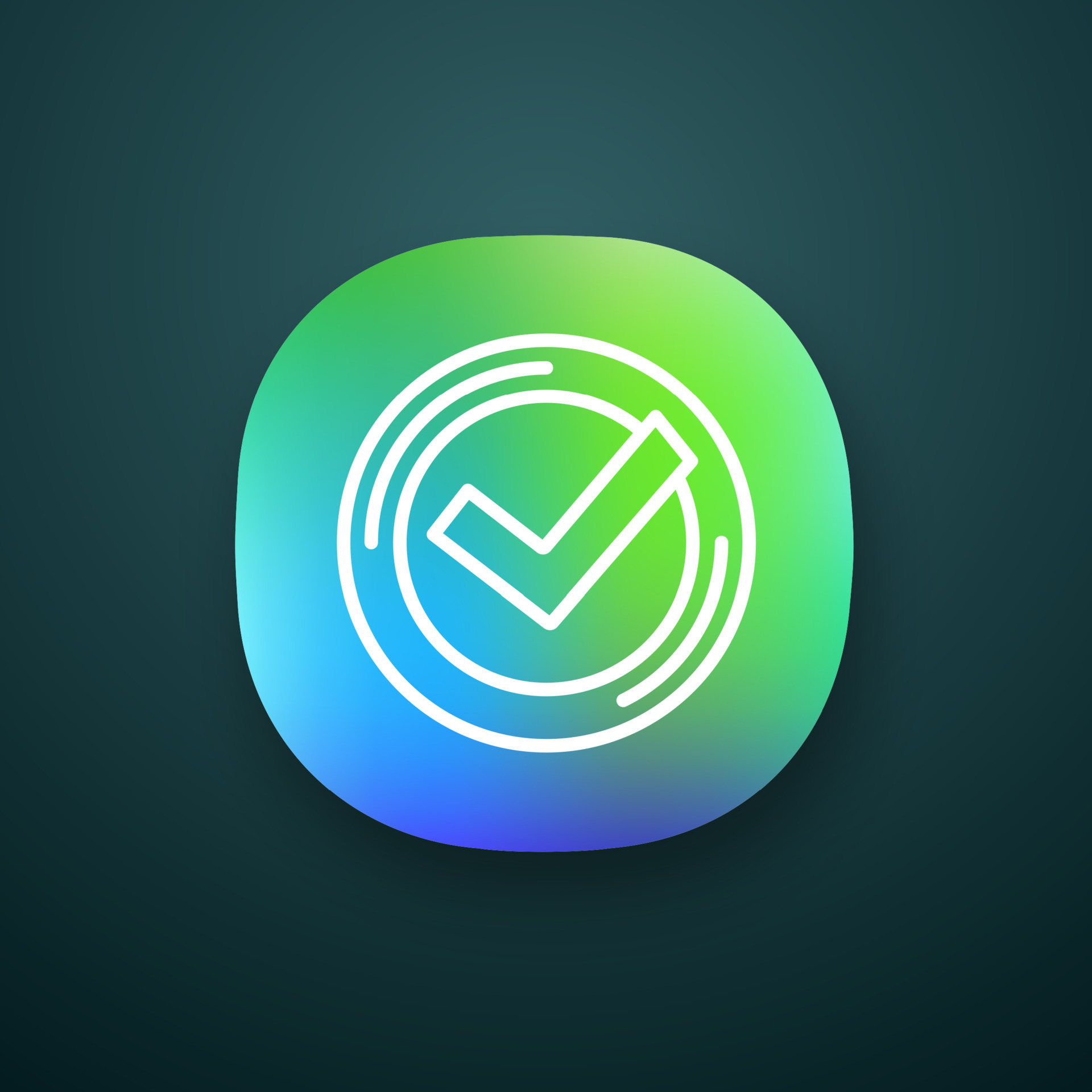 Checkmark App Icon Successfully Tested Tick Mark Ui Ux User Interface Quality Assurance