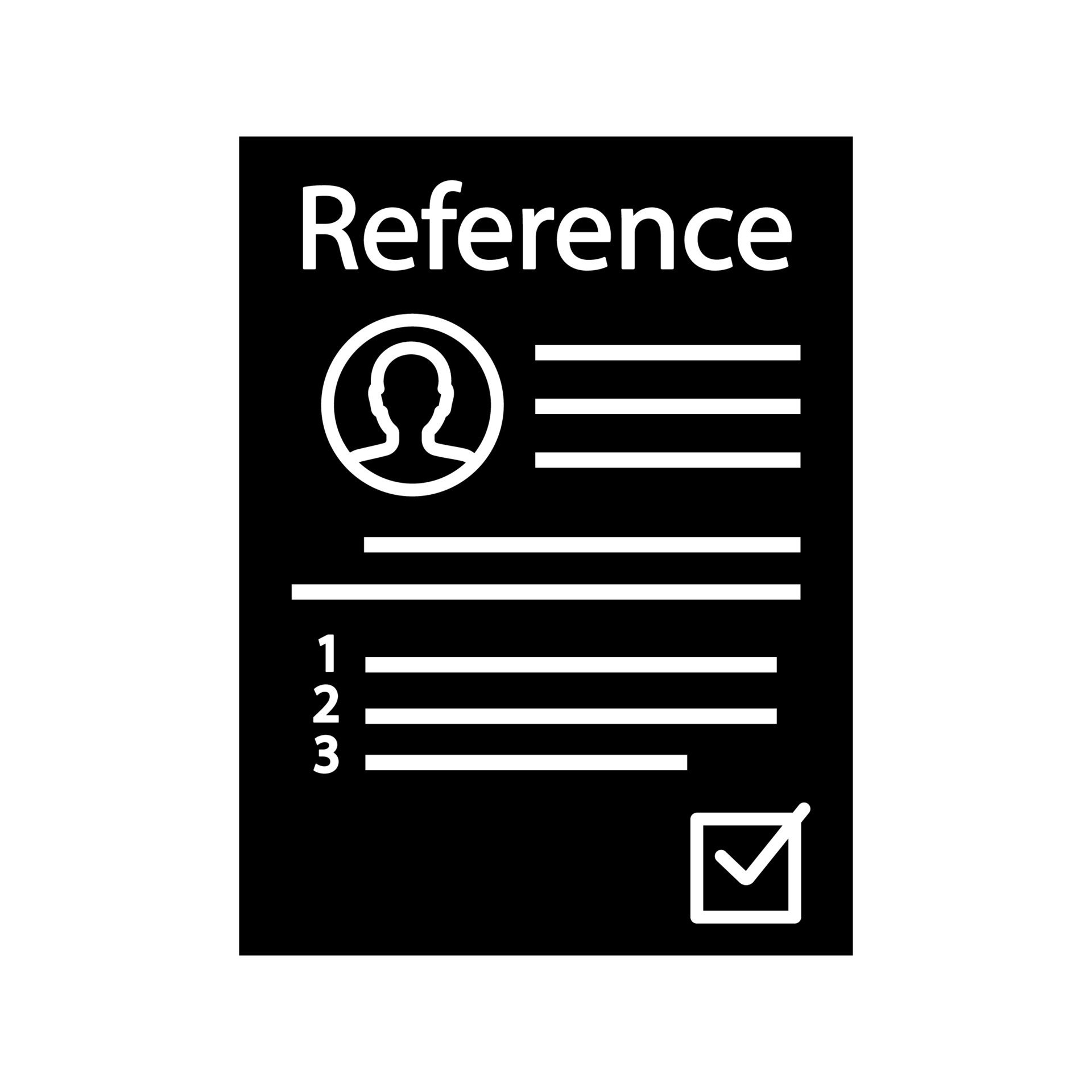 Reference Letter Glyph Icon Recommendation Letter Employment Reference Letter Glyph Icon Recommendation Letter Employment
