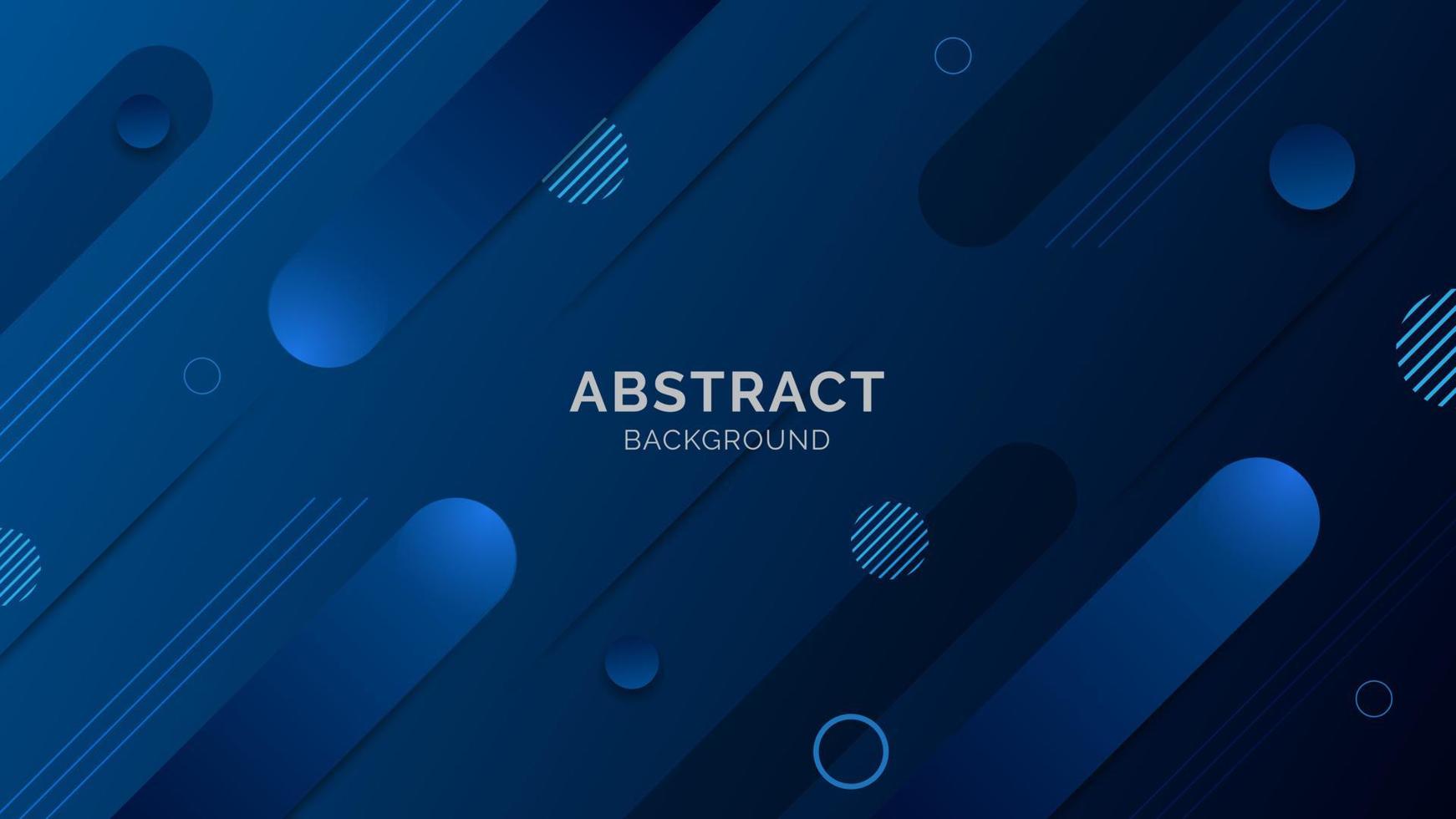 Abstract blue gradient geometric shapes background 4461755 Vector Art ...