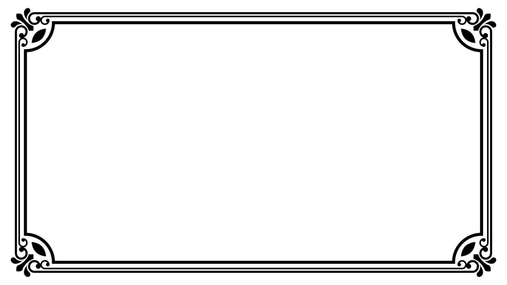 Vintage Rectangle Borders