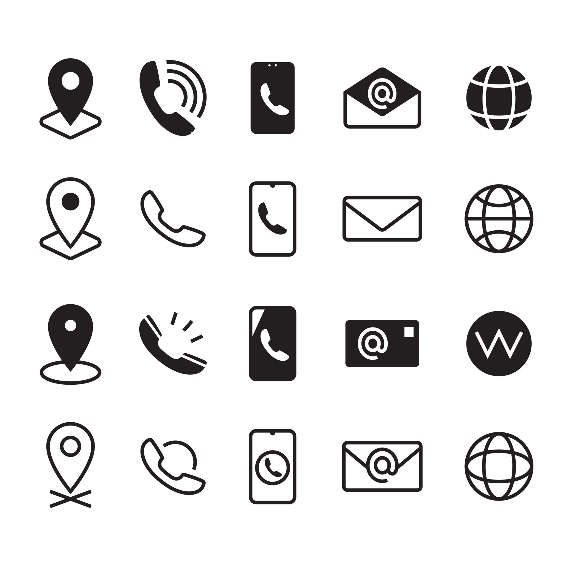 Business Contact Information Icons Vector 4473908 Vector Art At Vecteezy business-contact-information-icons-vector-4473908-vector-art-at-vecteezy