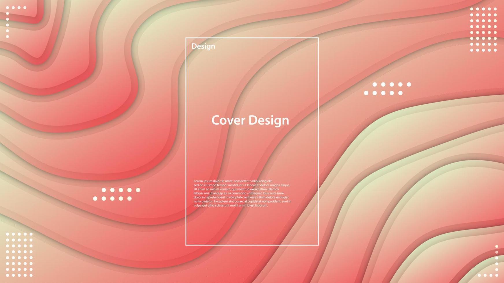 simple pink wavy background. Vector illustration 4485218 Vector Art at ...