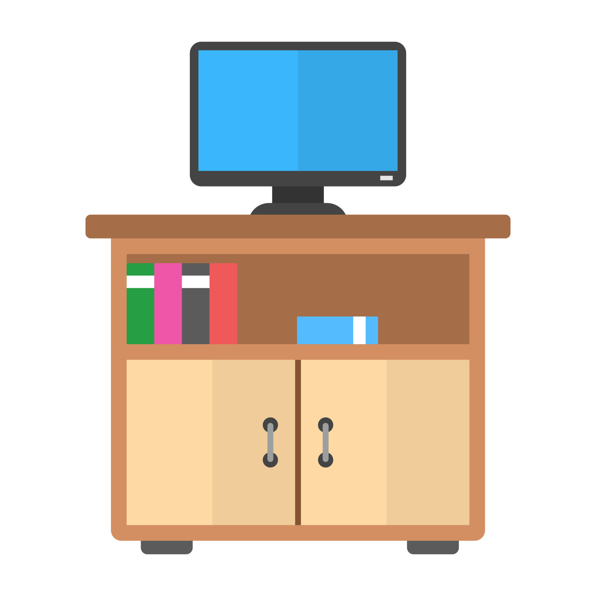 Computer Table Concepts 4488412 Vector Art at Vecteezy