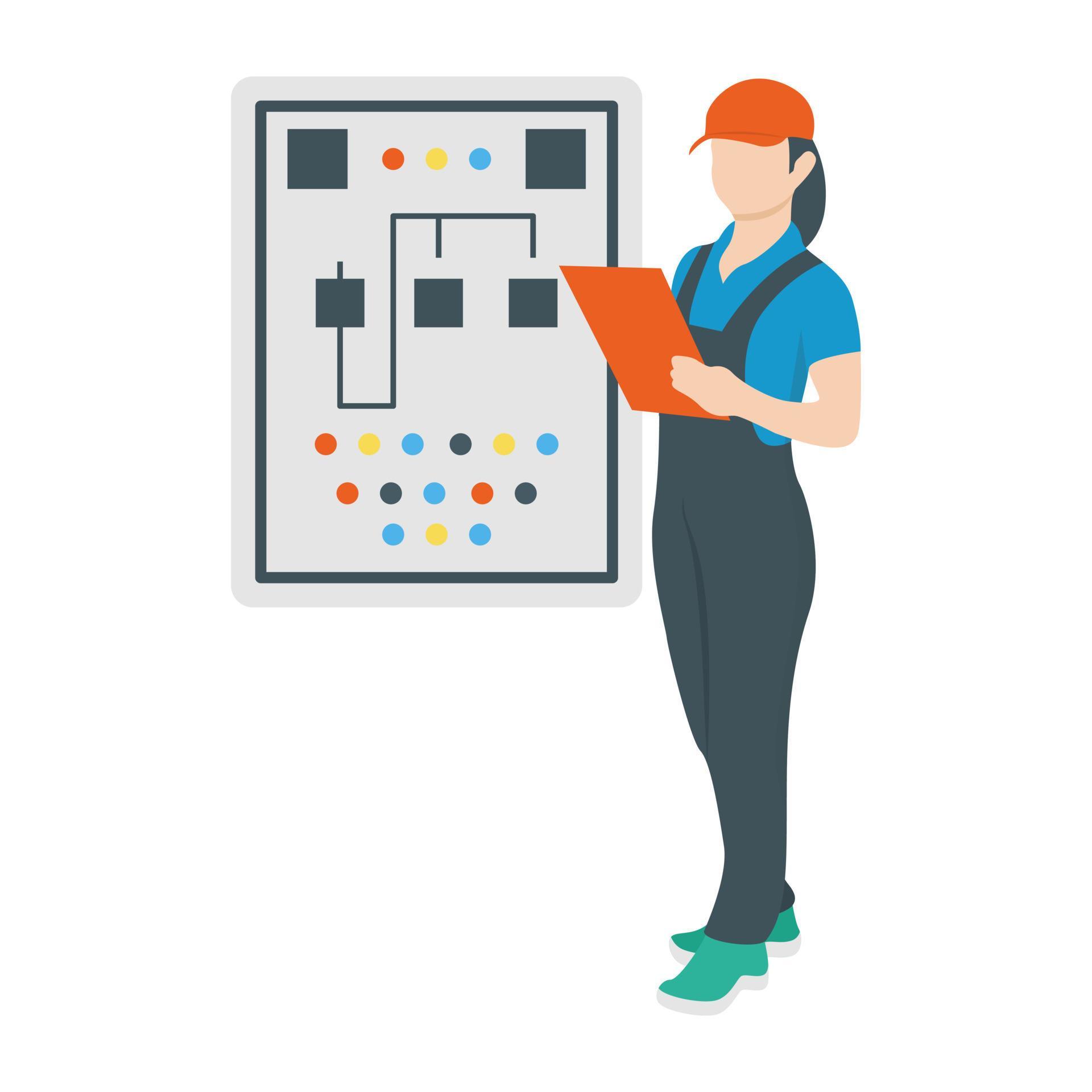 Meter Reader Concepts 4488685 Vector Art at Vecteezy