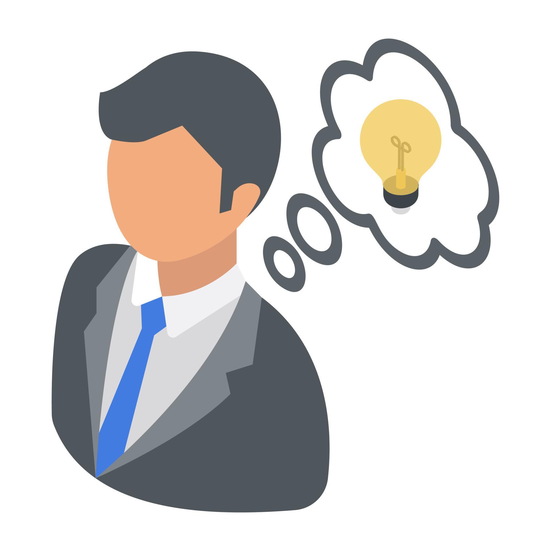 Solution Thinking Concepts 4489828 Vector Art at Vecteezy