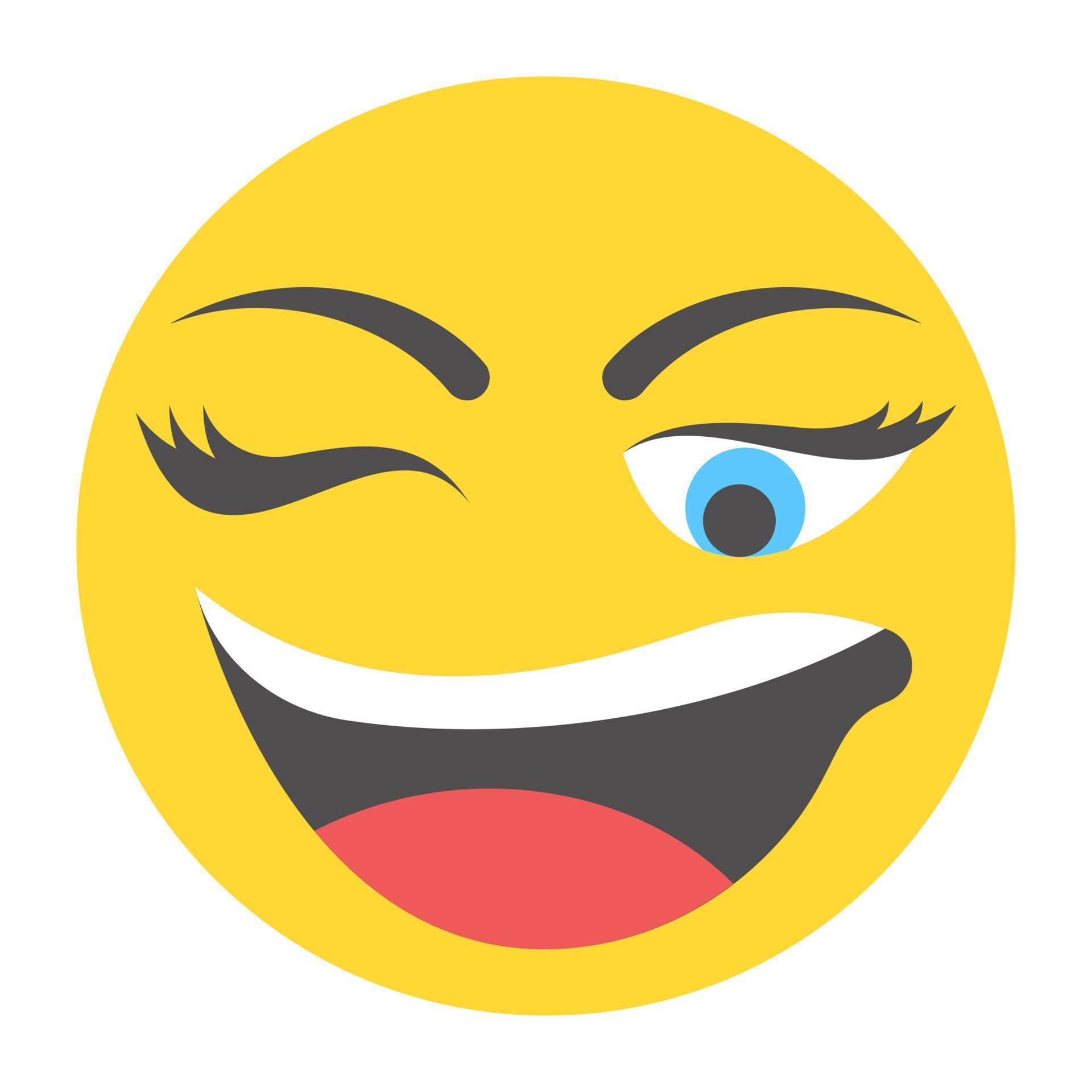 Trendy Winking Concepts 4489869 Vector Art At Vecteezy