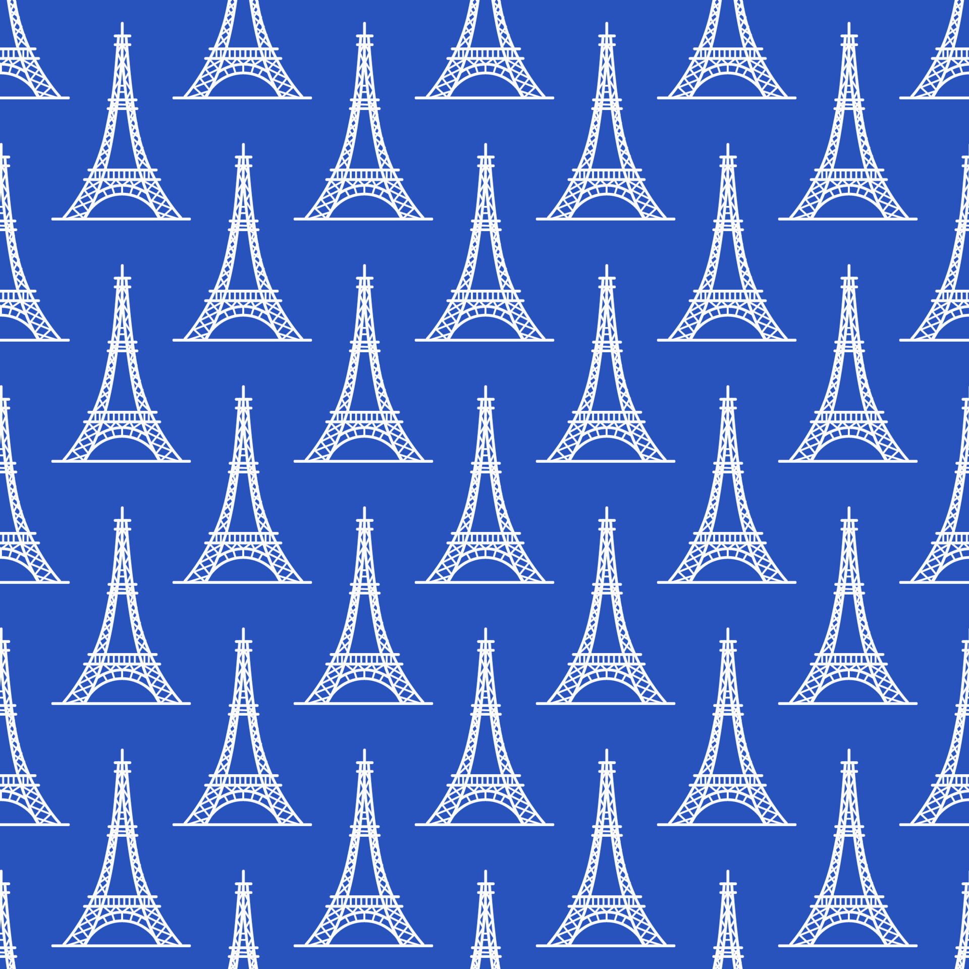 Vector illustration. Seamless Eiffel tower pattern. 4513393 Vector Art ...