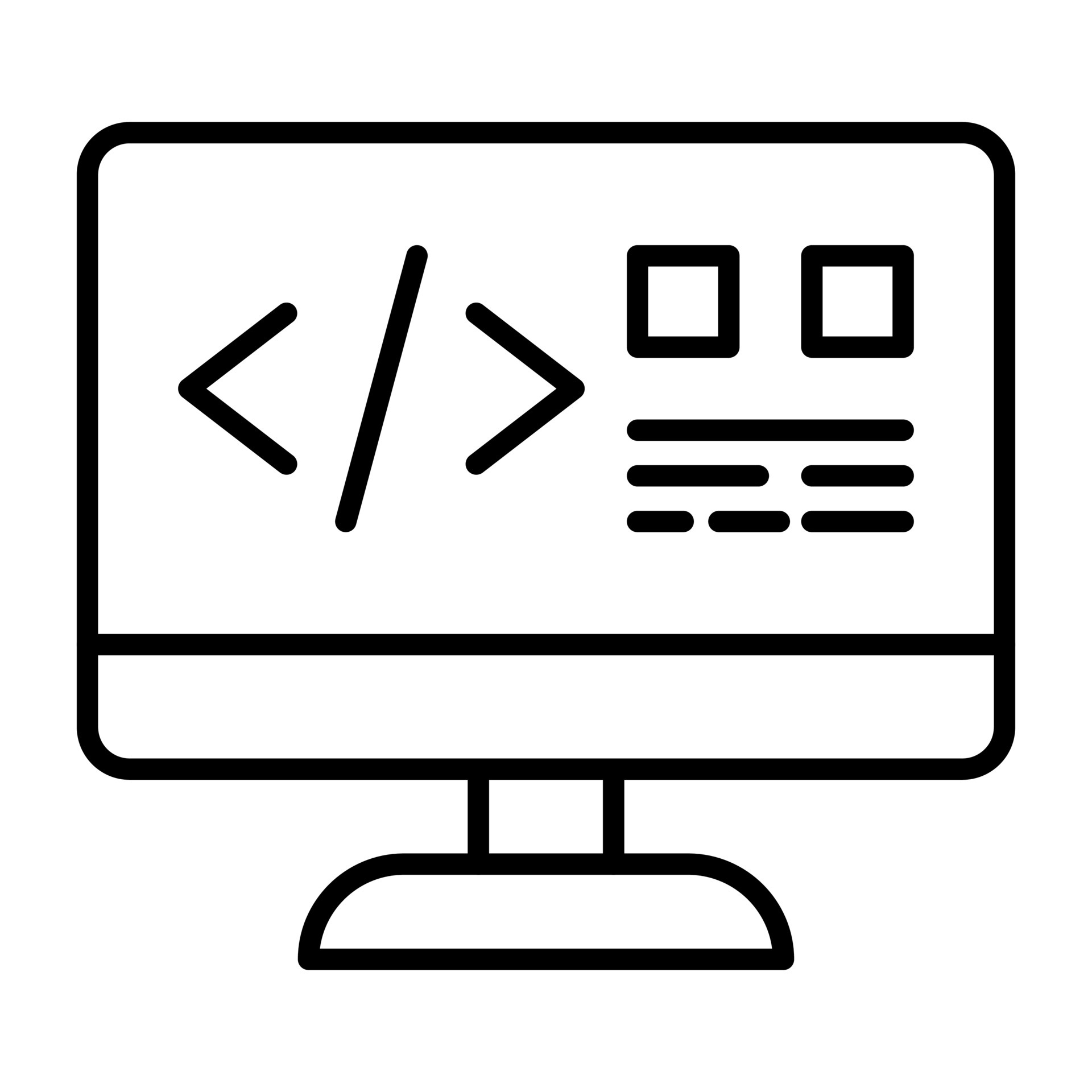 Website Coding Line Icon 4535009 Vector Art at Vecteezy