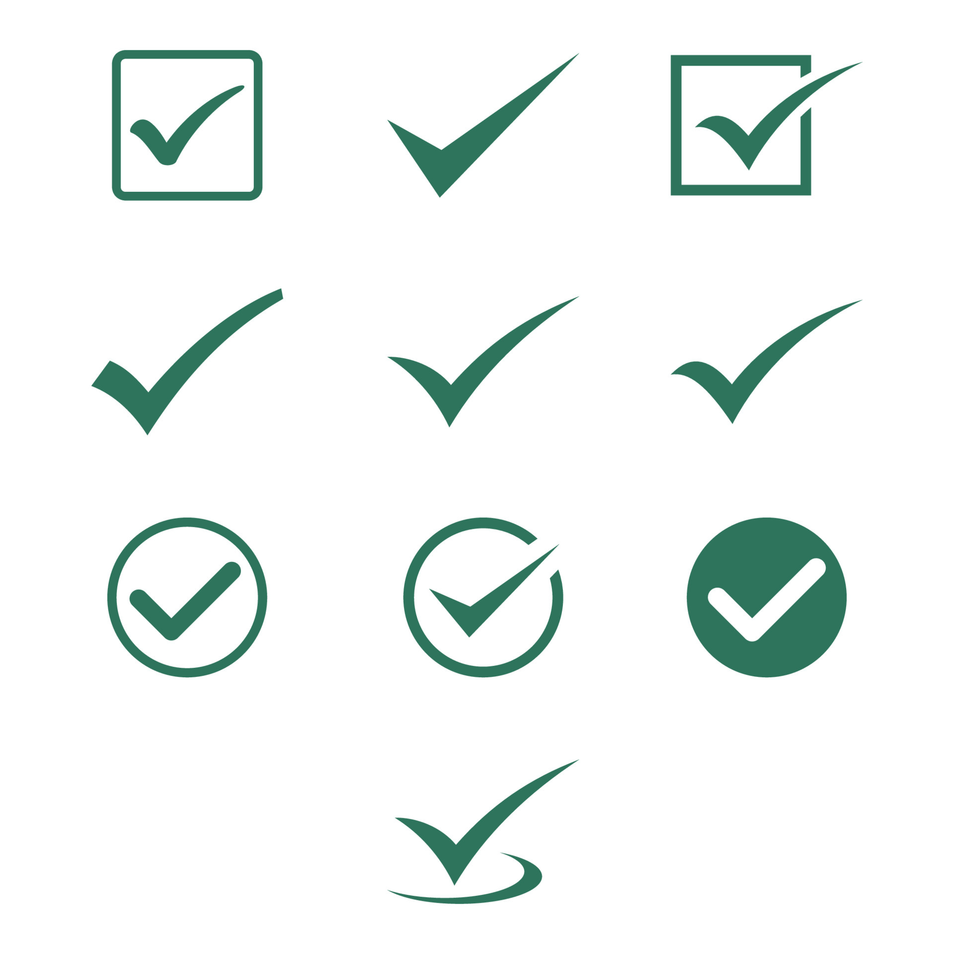 Check mark, Checklist Icon Vector Template Illustration Design 4541357 ...