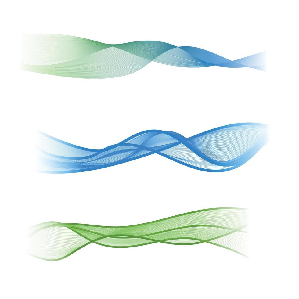 Abstract Colored Wave Background. Vector Illustration. 4543780 Vector ...