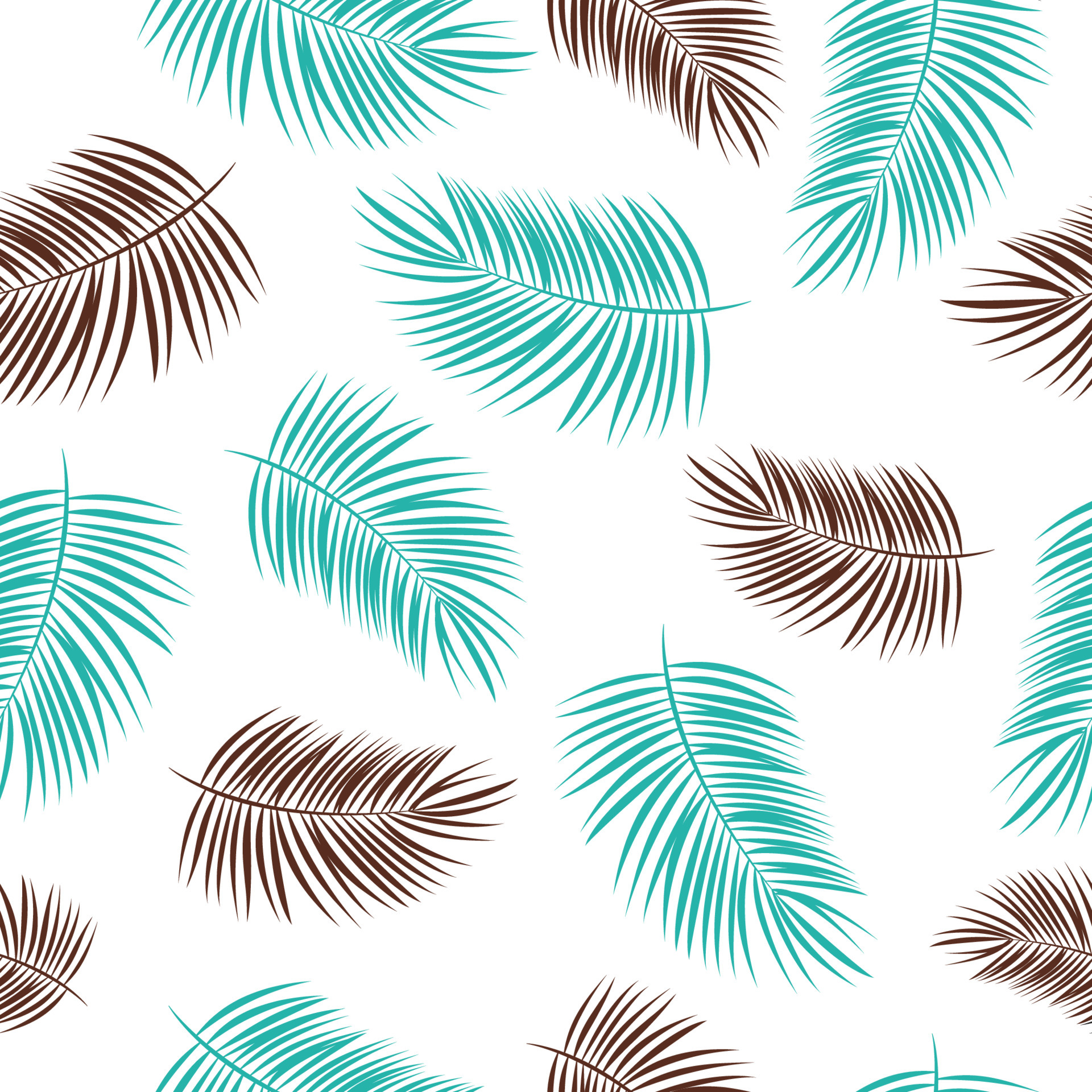 Palm Leaf Vector Seamless Pattern Background Illustration 4546831