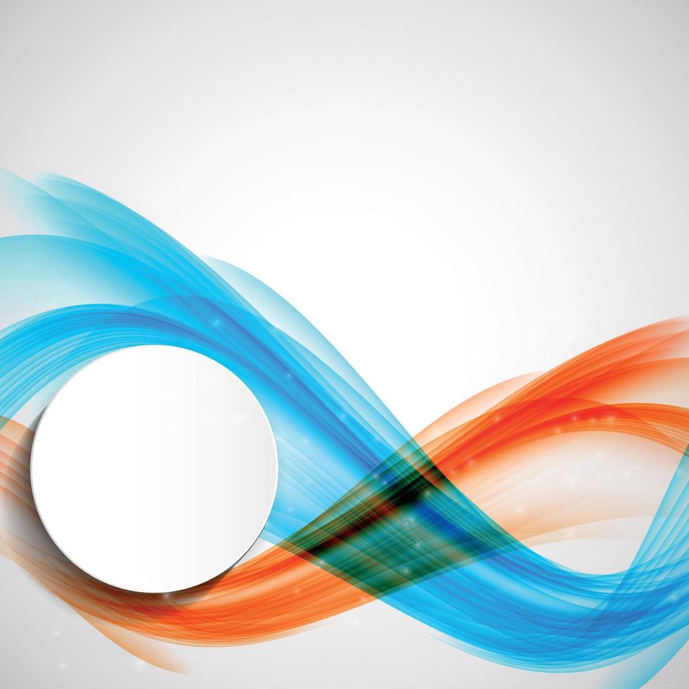 Abstract Colored Wave Background. Vector Illustration 4546915 Vector ...